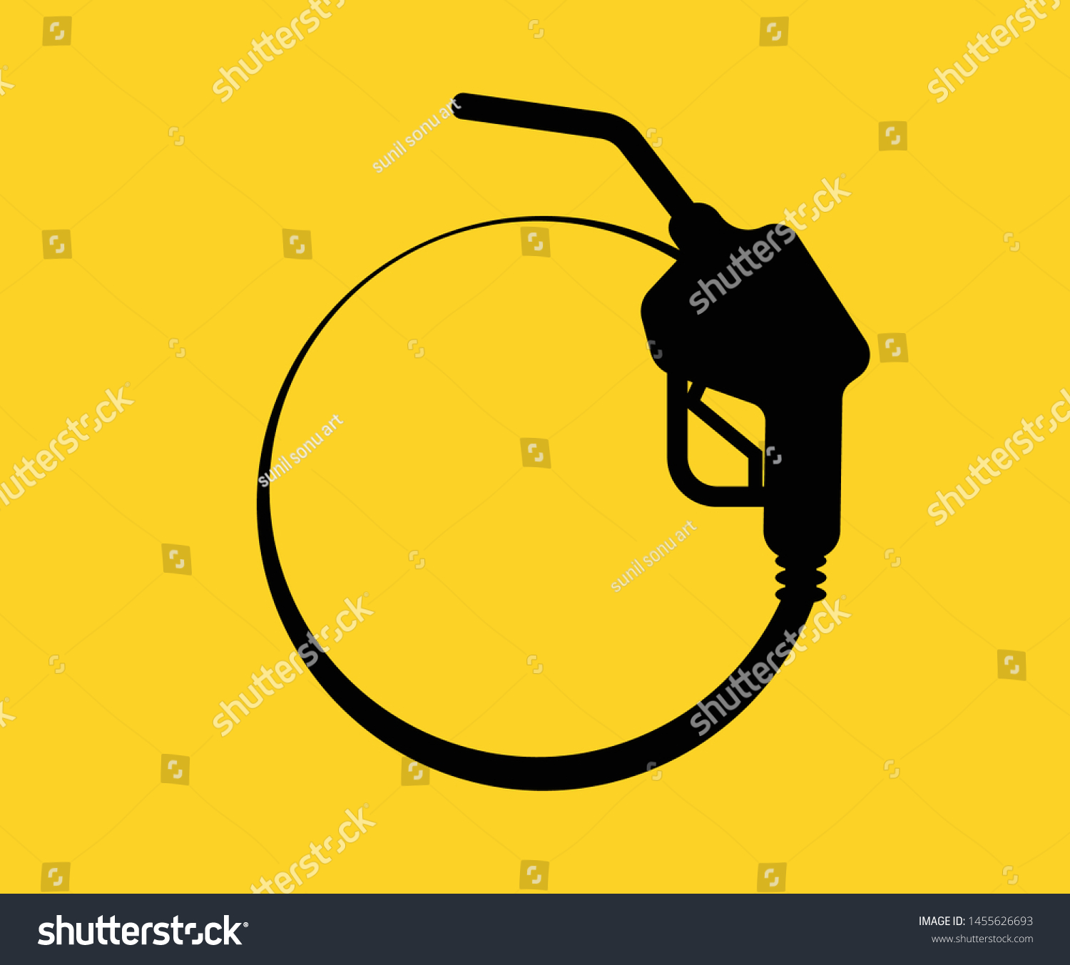 Grafikdesign der Benzin-Vektorillustration: Stock-Vektorgrafik ...