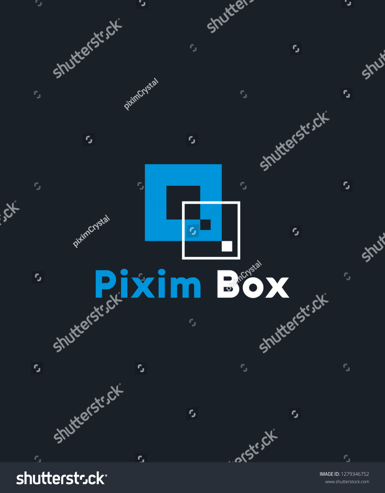 Pexel Logo Icon: vector de stock (libre de regalías) 1279346752