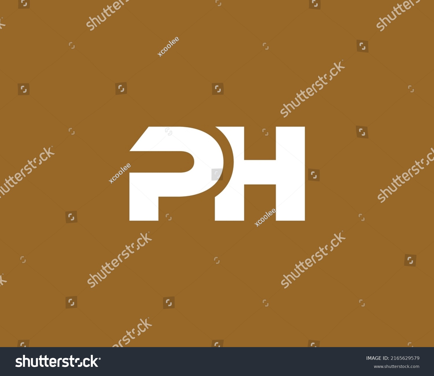 Ph Logo Design Vector Template Stock Vector (Royalty Free) 2165629579 ...