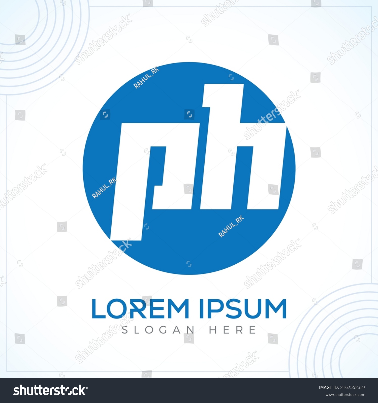Ph Pho Modern Creative Premium Logo Stock Vector (Royalty Free ...