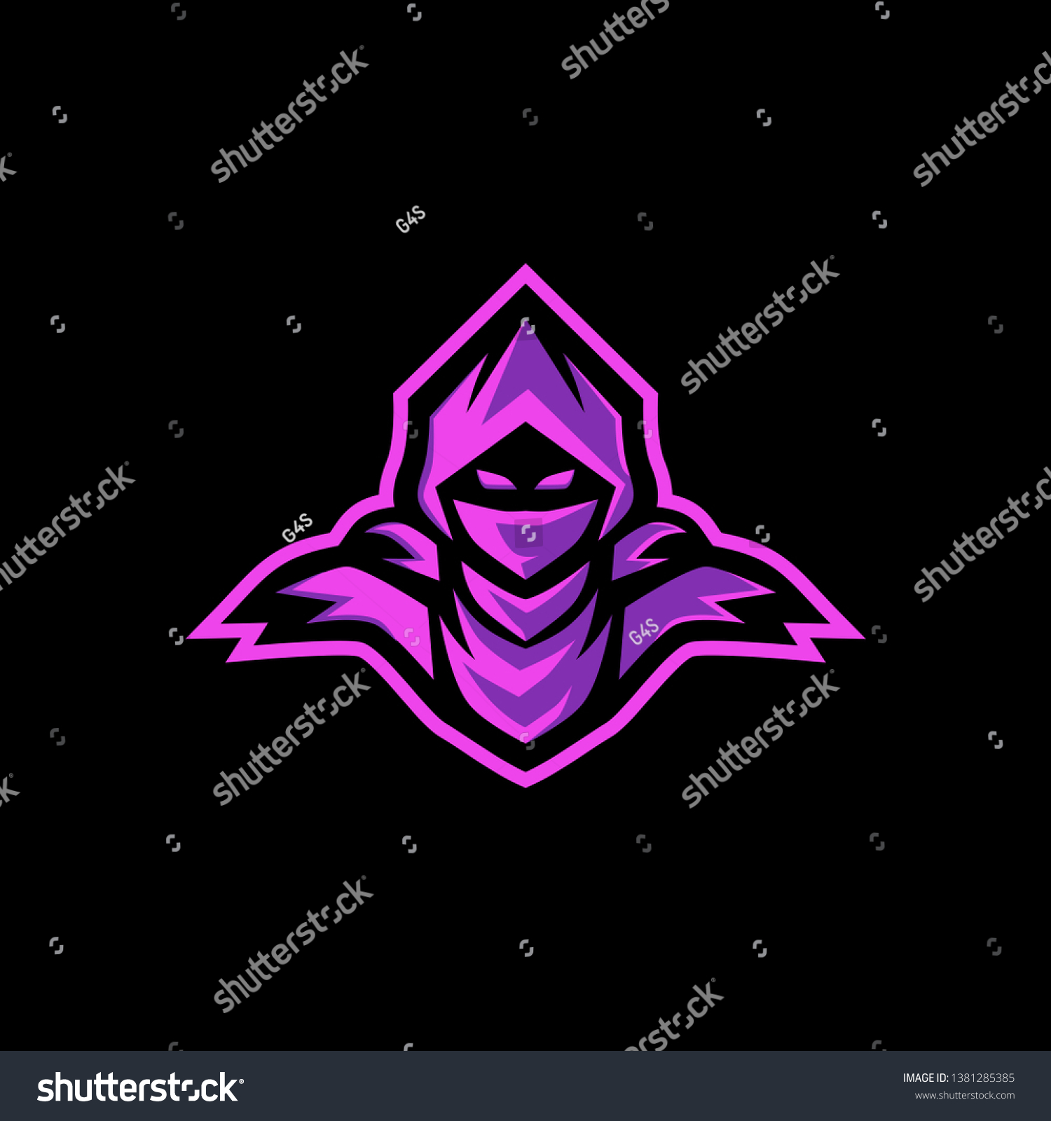Phantom E Sports Logo Design Vector Stock Vector (Royalty Free ...