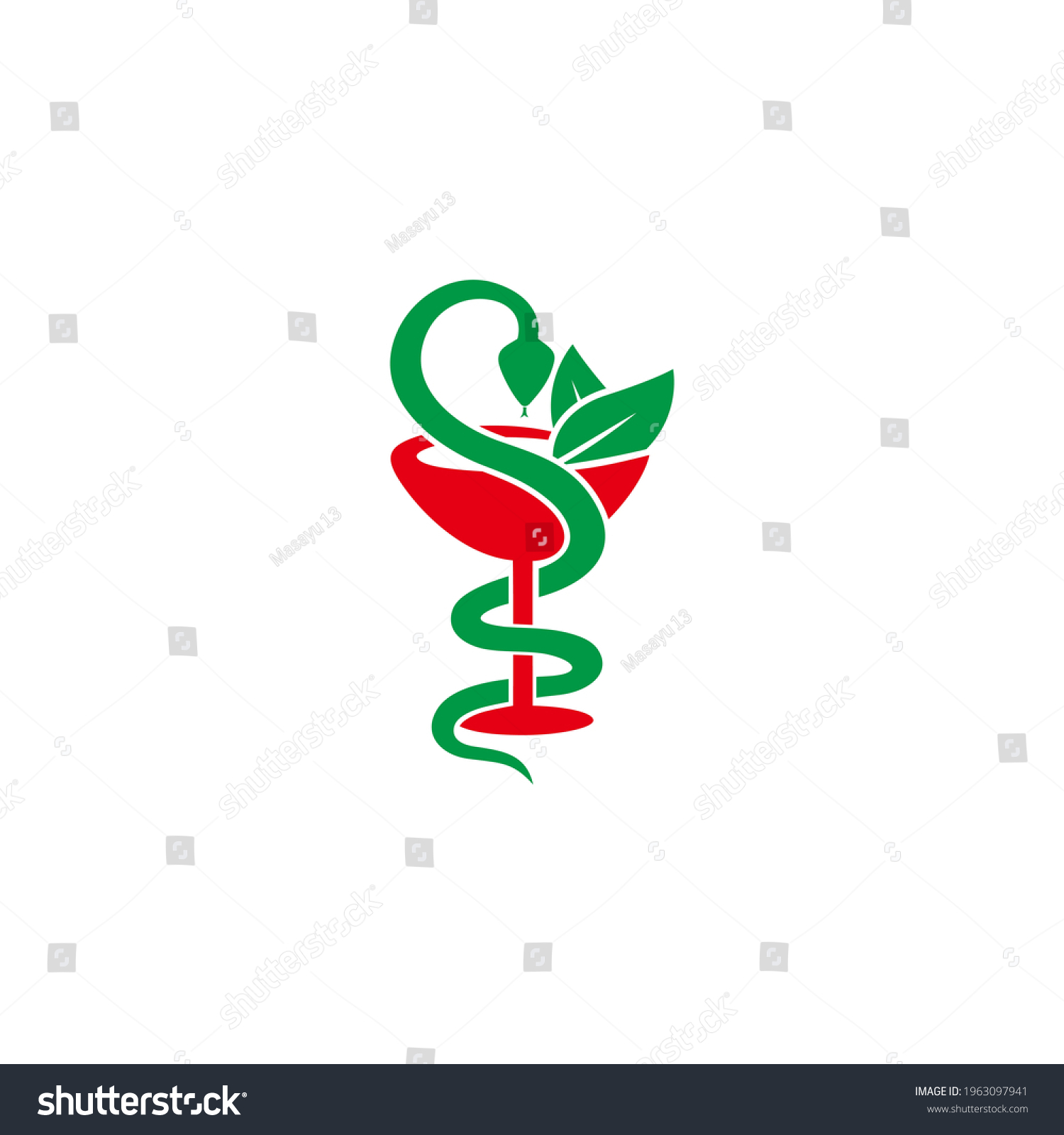 Pharmacist Logo Icon Design Vector Stock Vector (Royalty Free) 1963097941