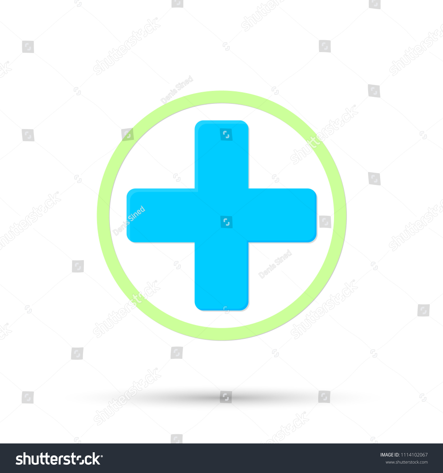 Pharmacy Icon Flat Design Template Vector Stock Vector (Royalty Free ...