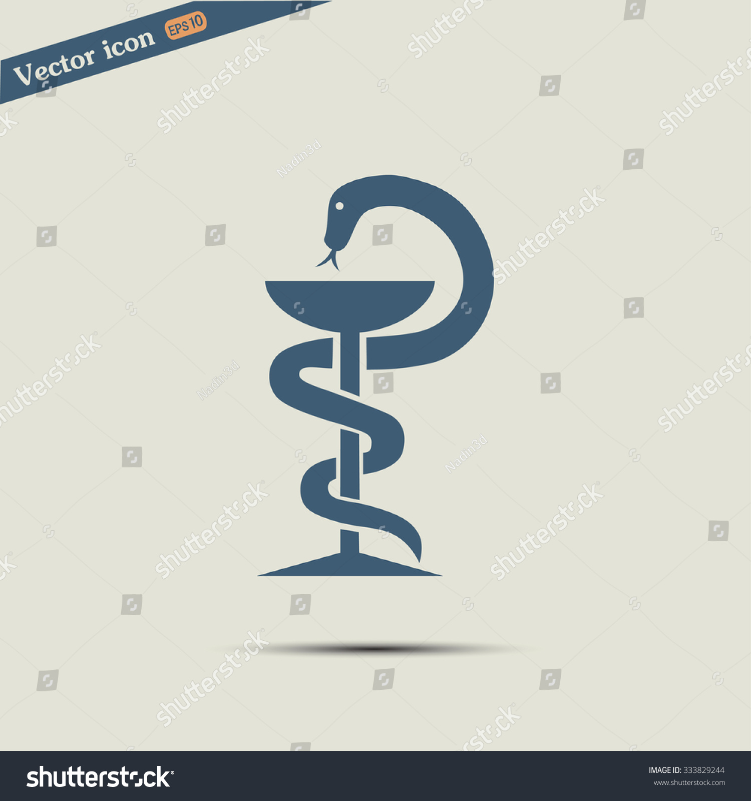 Pharmacy Icon Caduceus Symbol: เวกเตอร์สต็อก (ปลอดค่าลิขสิทธิ์ ...