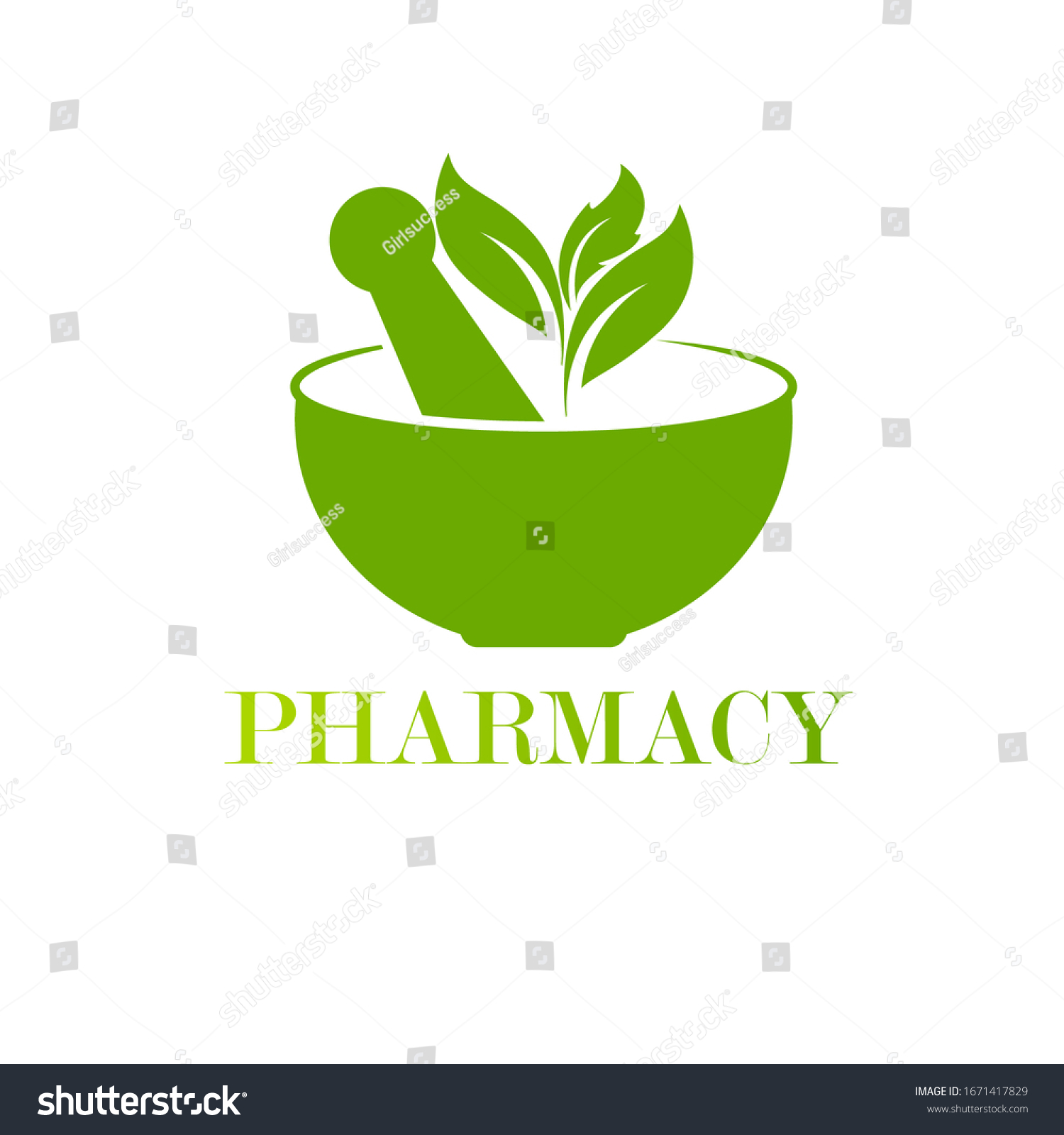 Pharmacy Logo Icon Vector Template Stock Vector (Royalty Free ...