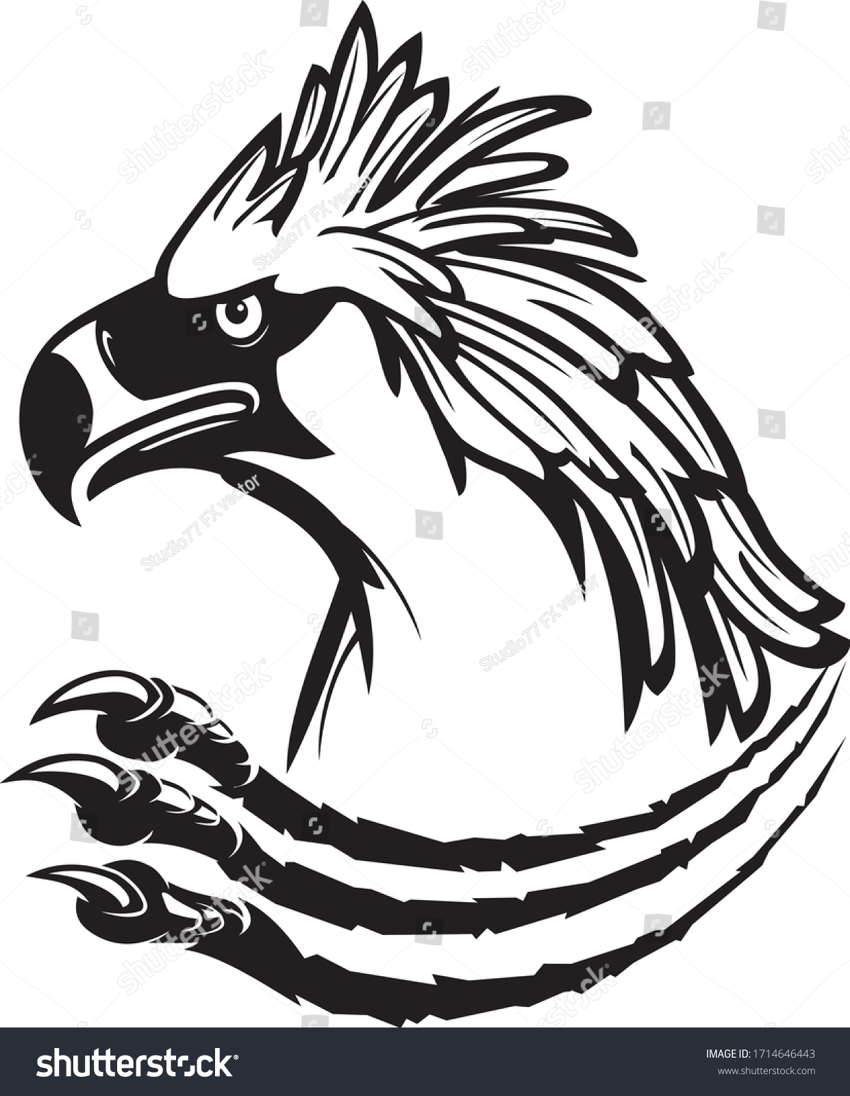 Philippine Eagle Rip Claw Logo Symbol 库存矢量图（免版税）1714646443 | Shutterstock