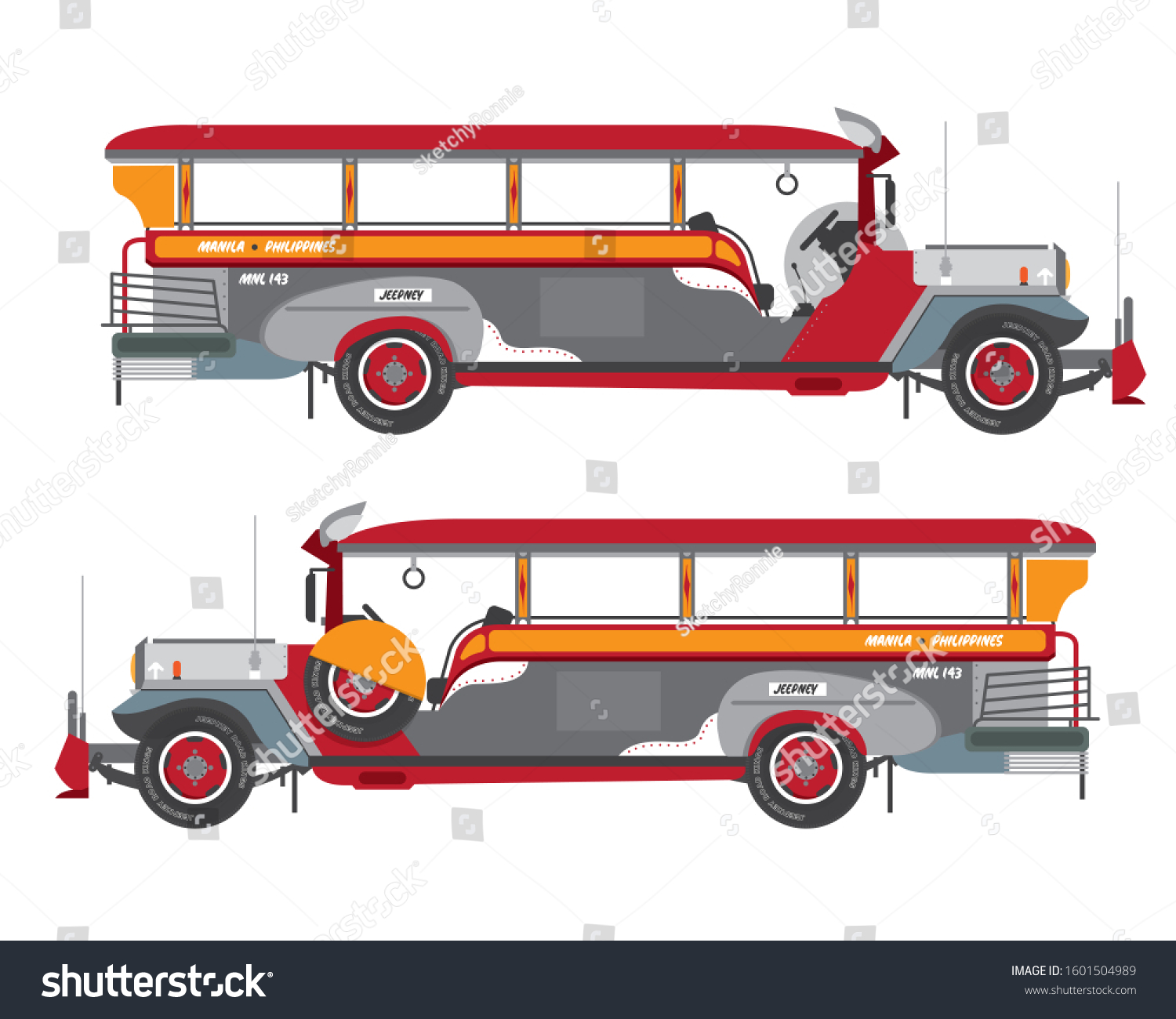 Philippines Jeepney Icon Vector Set: Vector có sẵn (miễn phí bản quyền ...