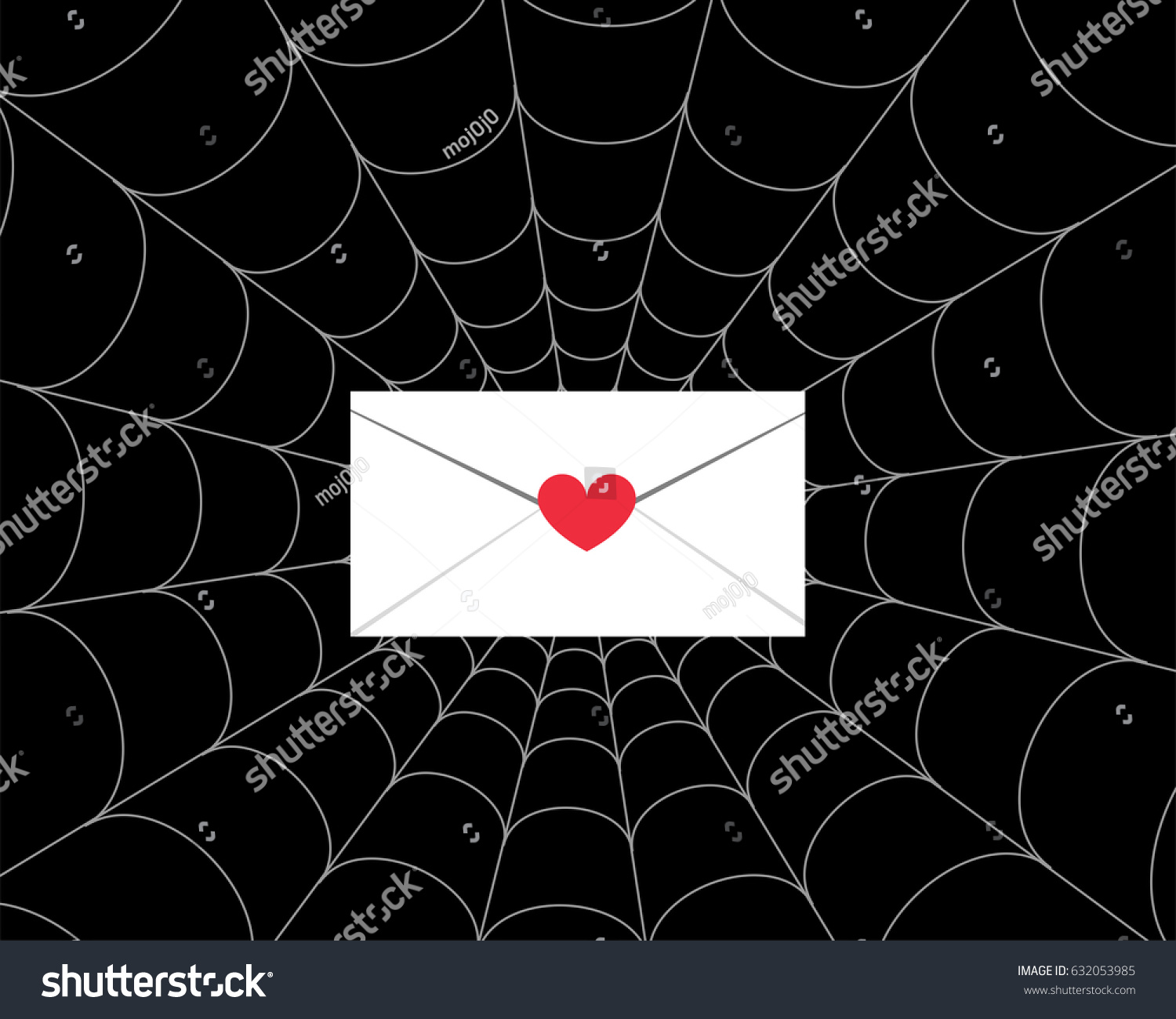 Phishing Mail On Spider Web Vector Stock Vector (Royalty Free ...