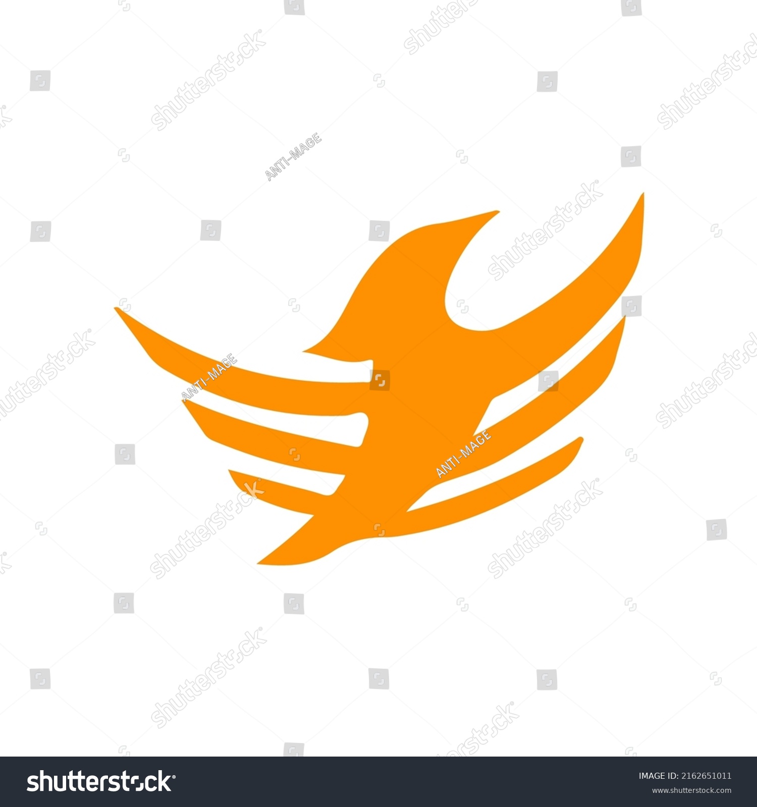 Phoenix Logo Design Image Stock Vector (Royalty Free) 2162651011 ...