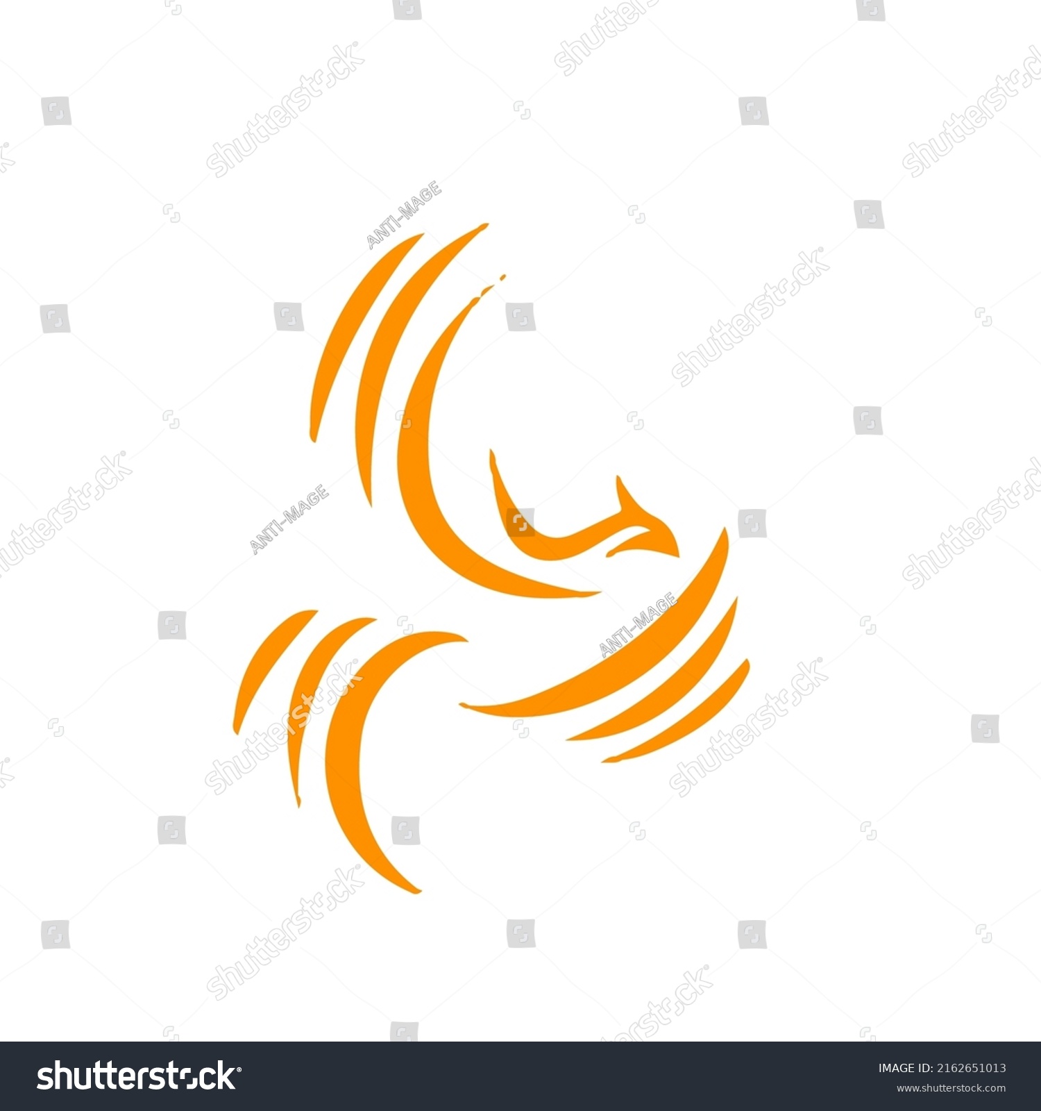 Phoenix Logo Design Image Stock Vector (Royalty Free) 2162651013 ...