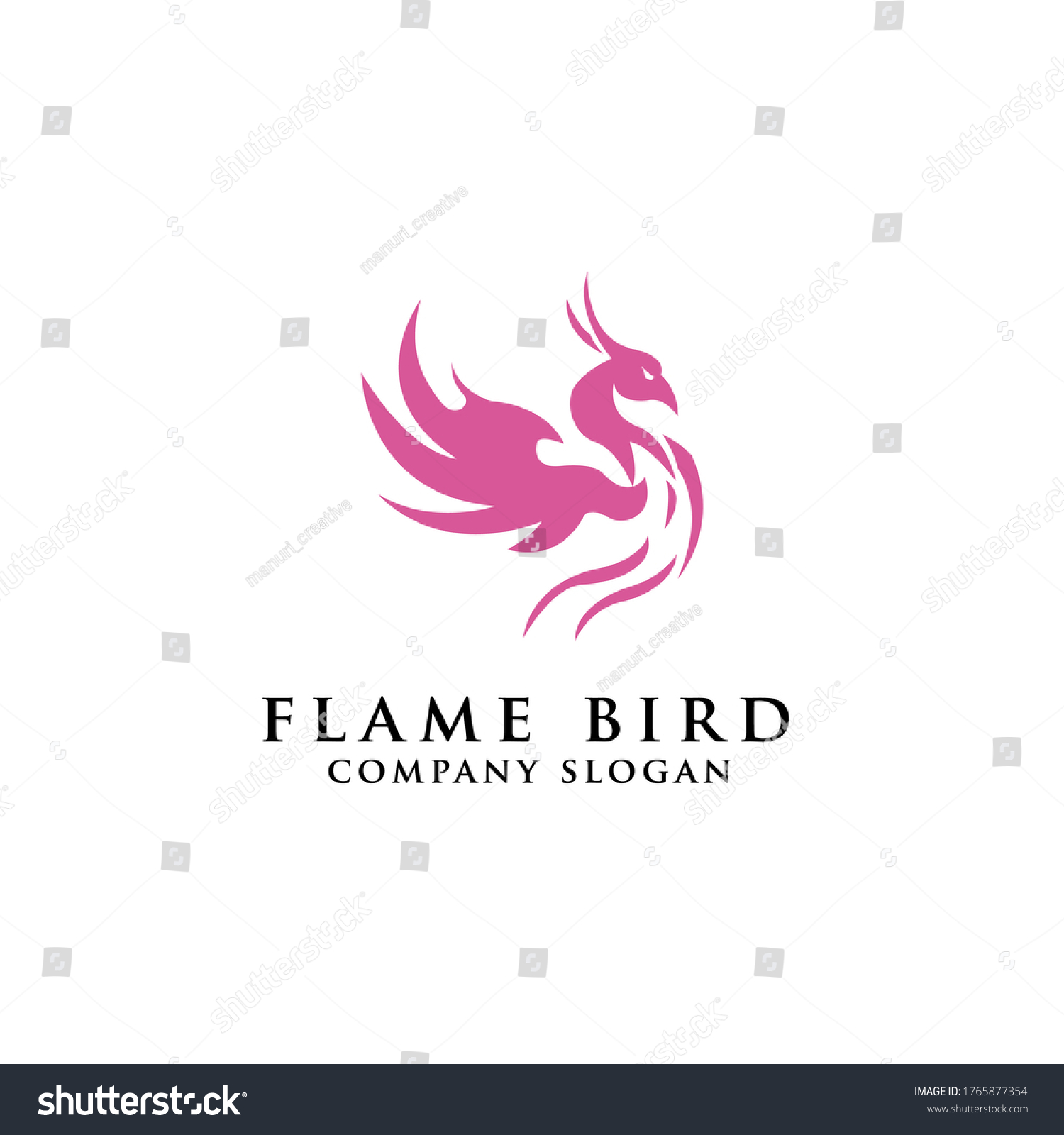 Phoenix Logo Design Vector Inspiration Stock Vector (Royalty Free ...