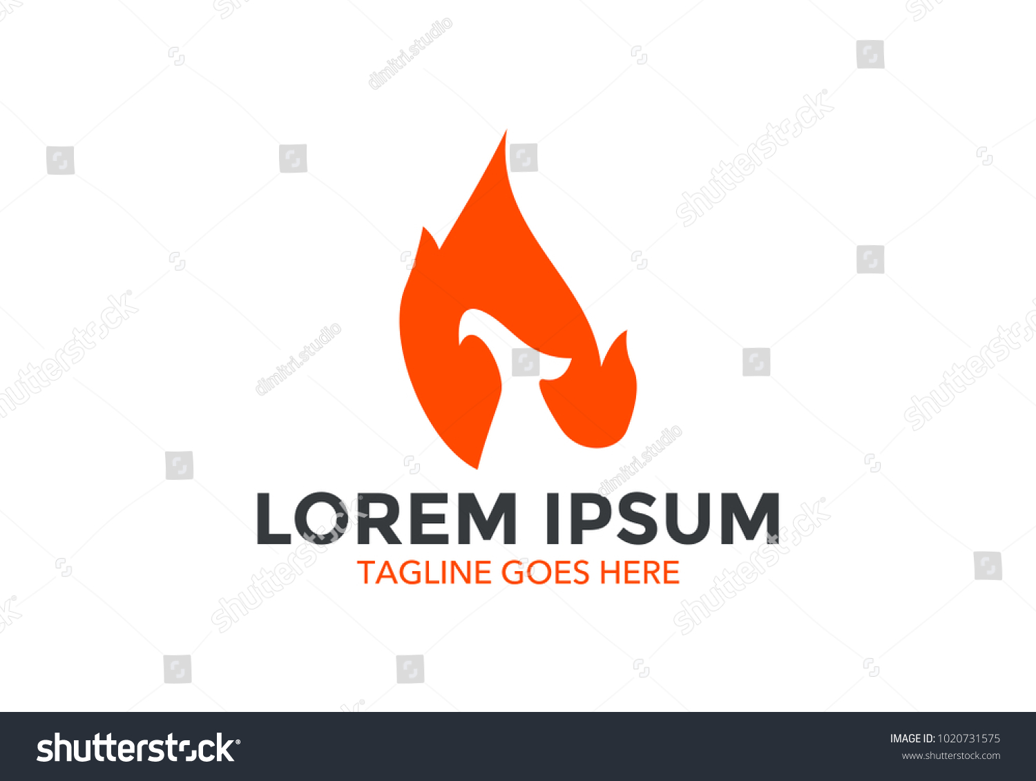 Phoenix Logo Icon Vector Illustration Simple Stock Vector (Royalty Free ...