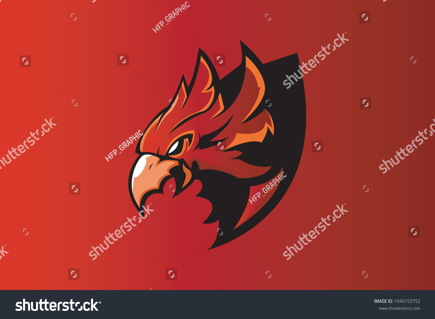 Phoenix-head Images, Stock Photos & Vectors | Shutterstock