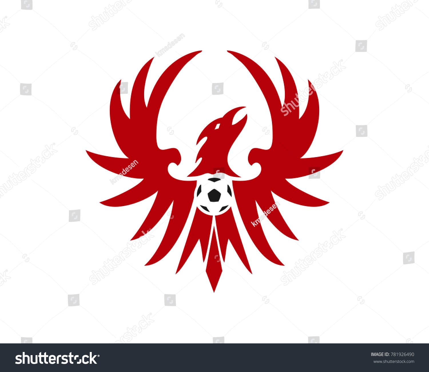 Phoenix Soccer Team Stock Vector (Royalty Free) 781926490 | Shutterstock