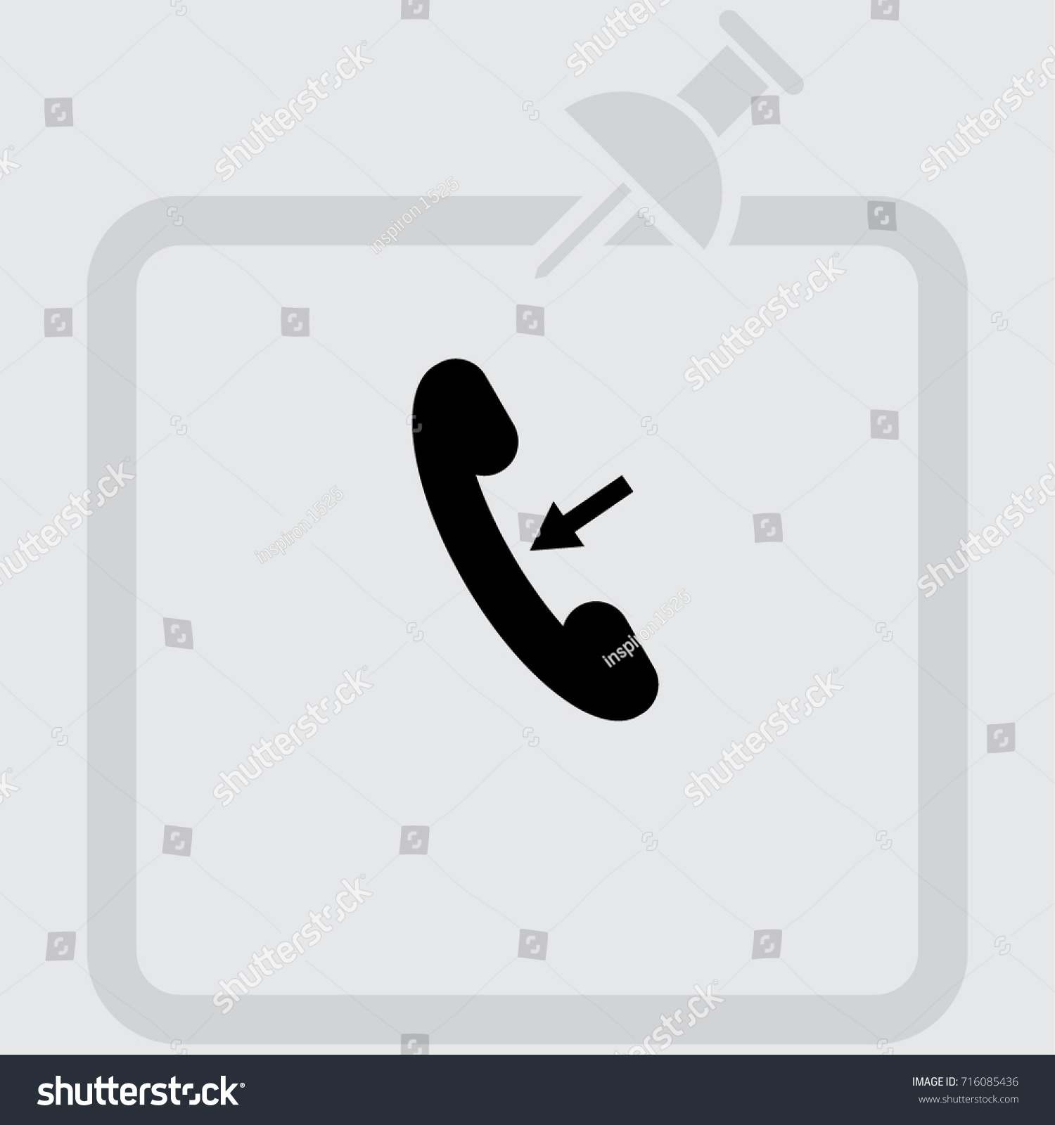 Phone Icon Call Out Vector Illustration: เวกเตอร์สต็อก (ปลอดค่า ...