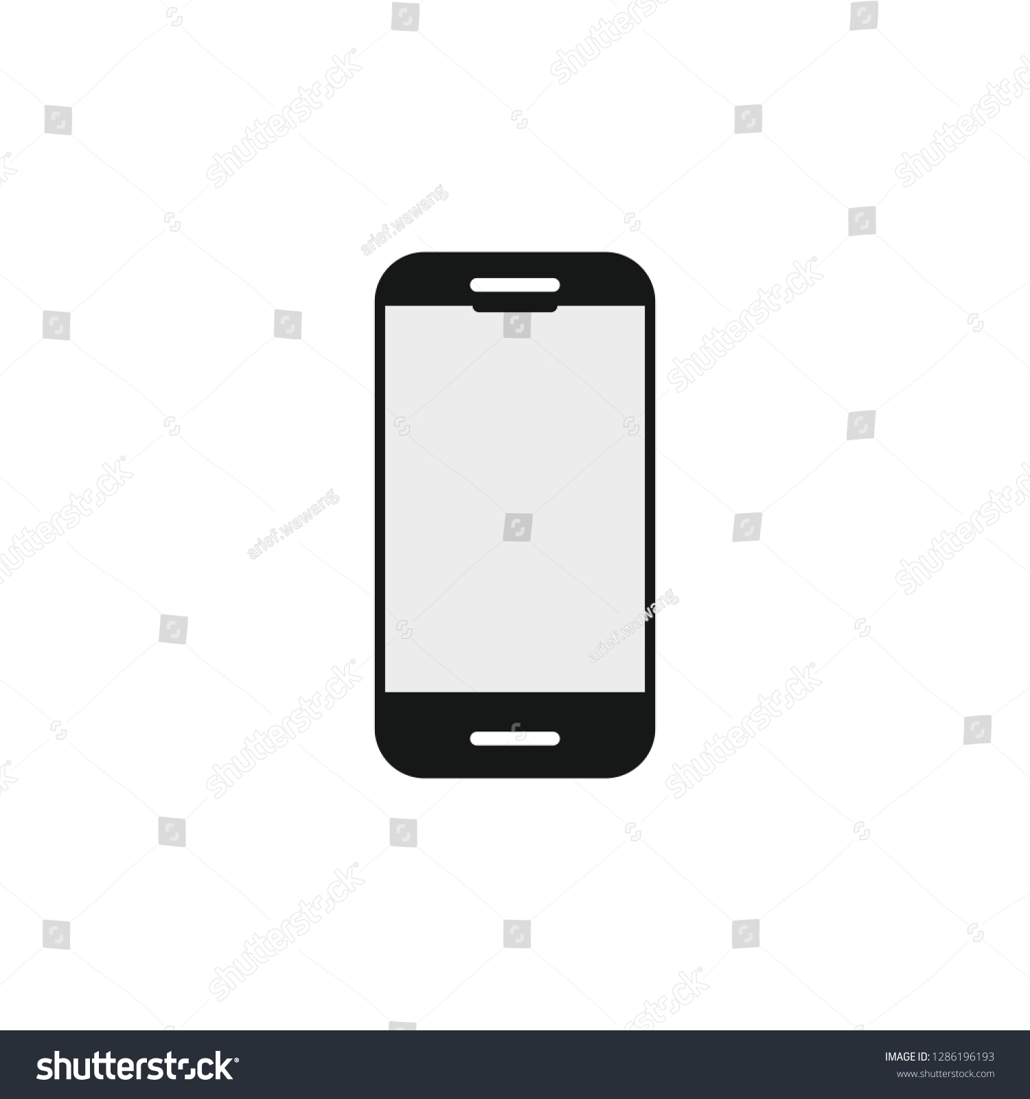 Phone Icon Vector Stock Vector (Royalty Free) 1286196193 | Shutterstock