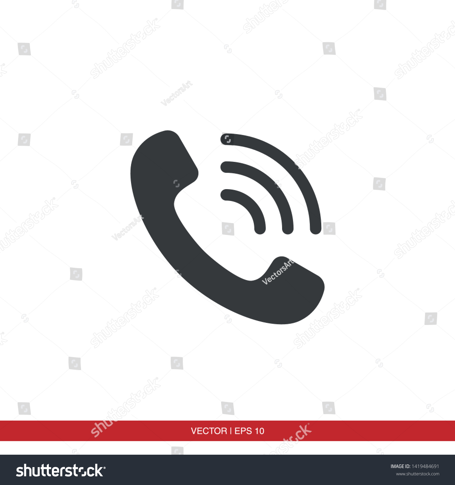 Phone Icon Vector Illustration Vector Stock Vector (Royalty Free ...