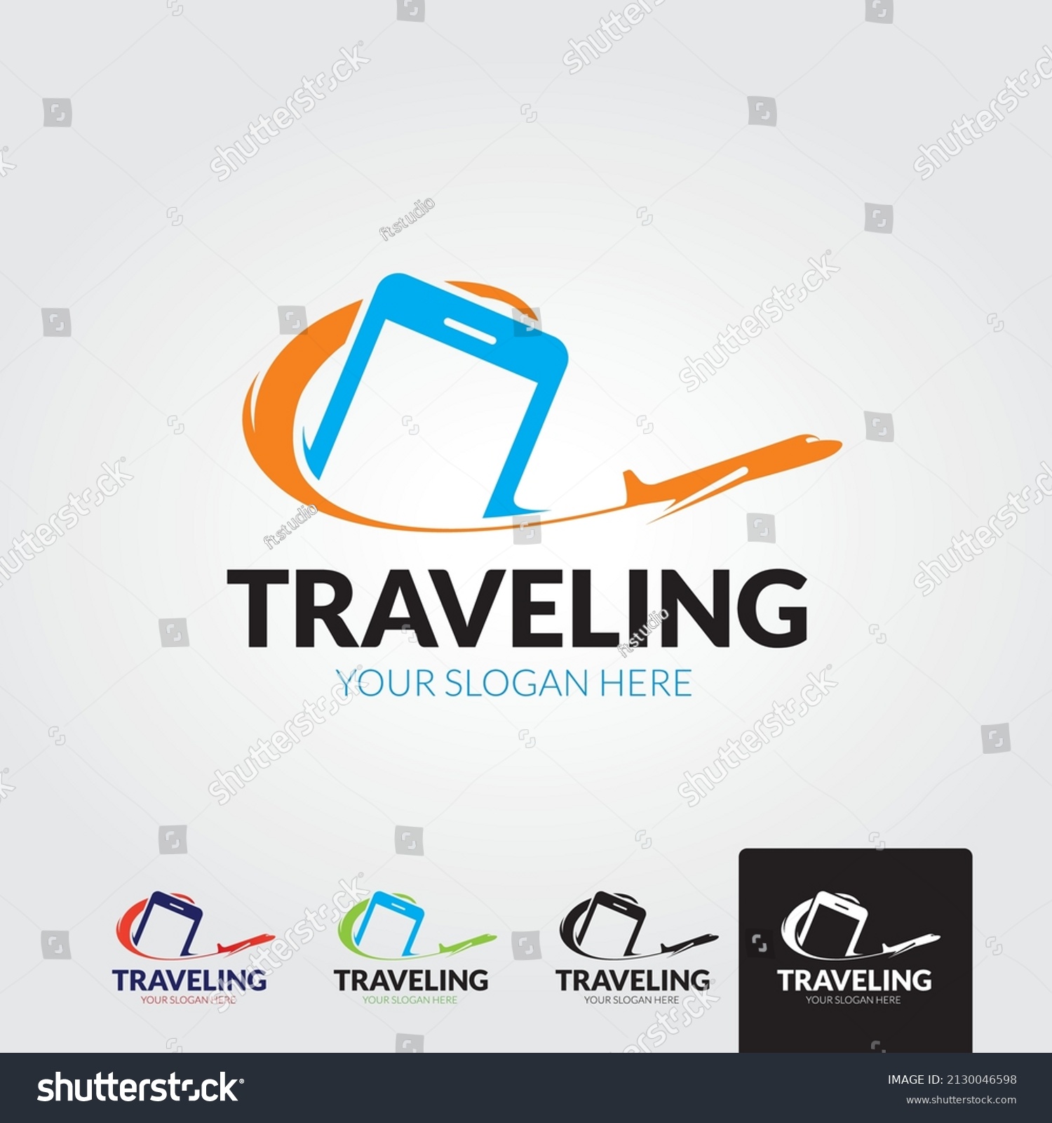 Phone Launch Logo Designs Vector Mobile Stock Vector (Royalty Free ...