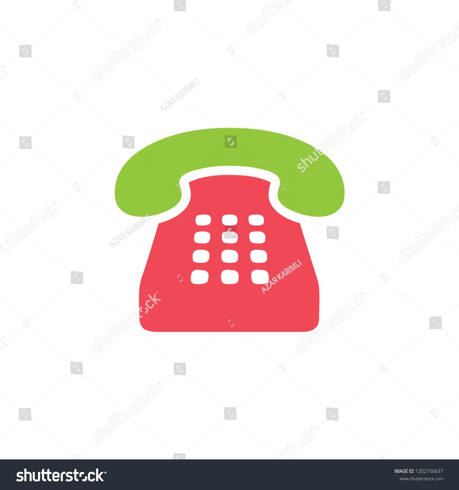 Phone Vector Illustration Stock Vector (Royalty Free) 1202736637 ...