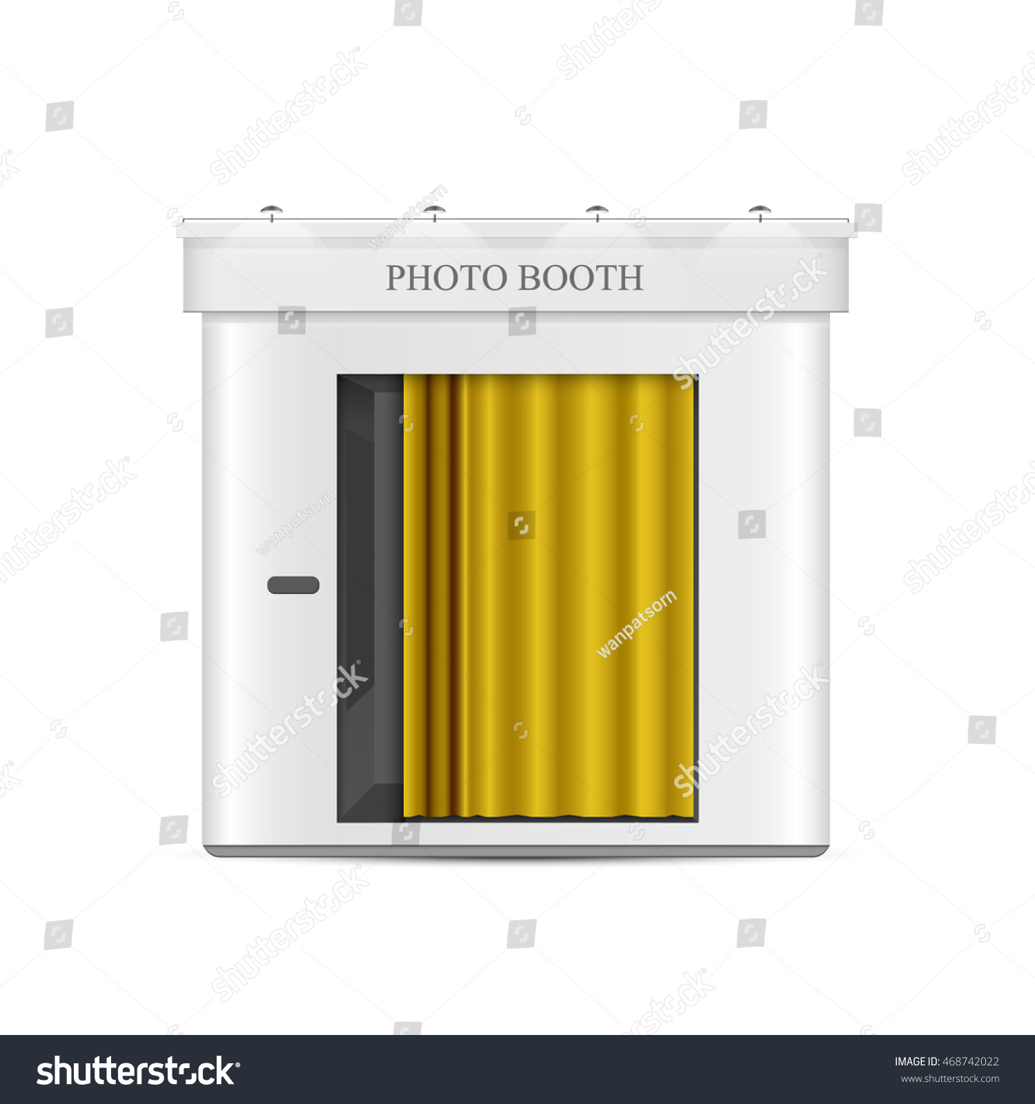 Photo Booth Vector Design Stock Vector (Royalty Free) 468742022