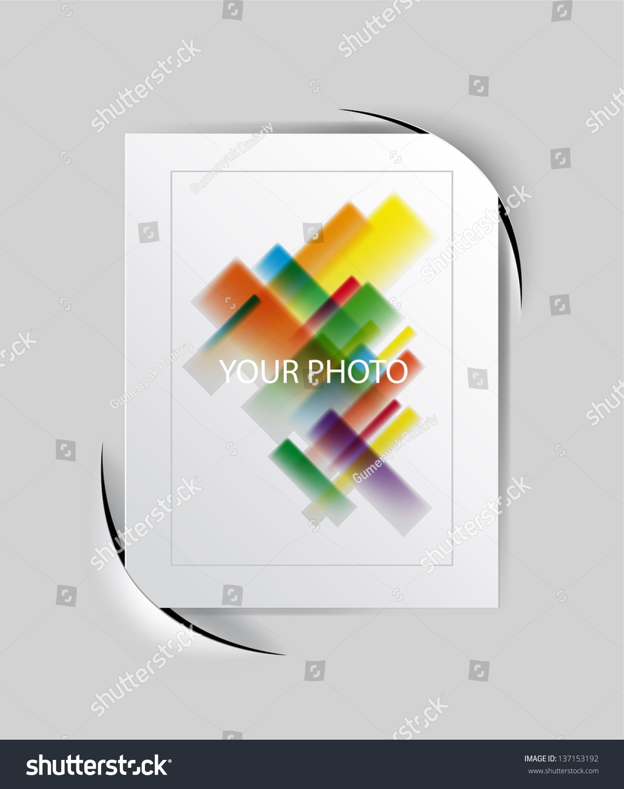 Photo Frame Corners Vector Stock Vector (Royalty Free) 137153192 ...