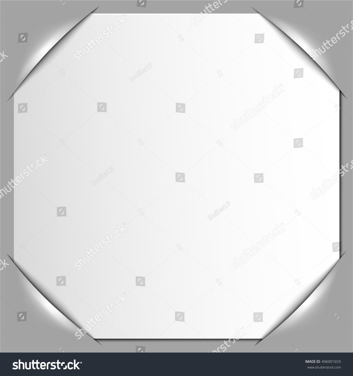 Photo Frame Corners Vector Stock Vector (Royalty Free) 496001659 ...