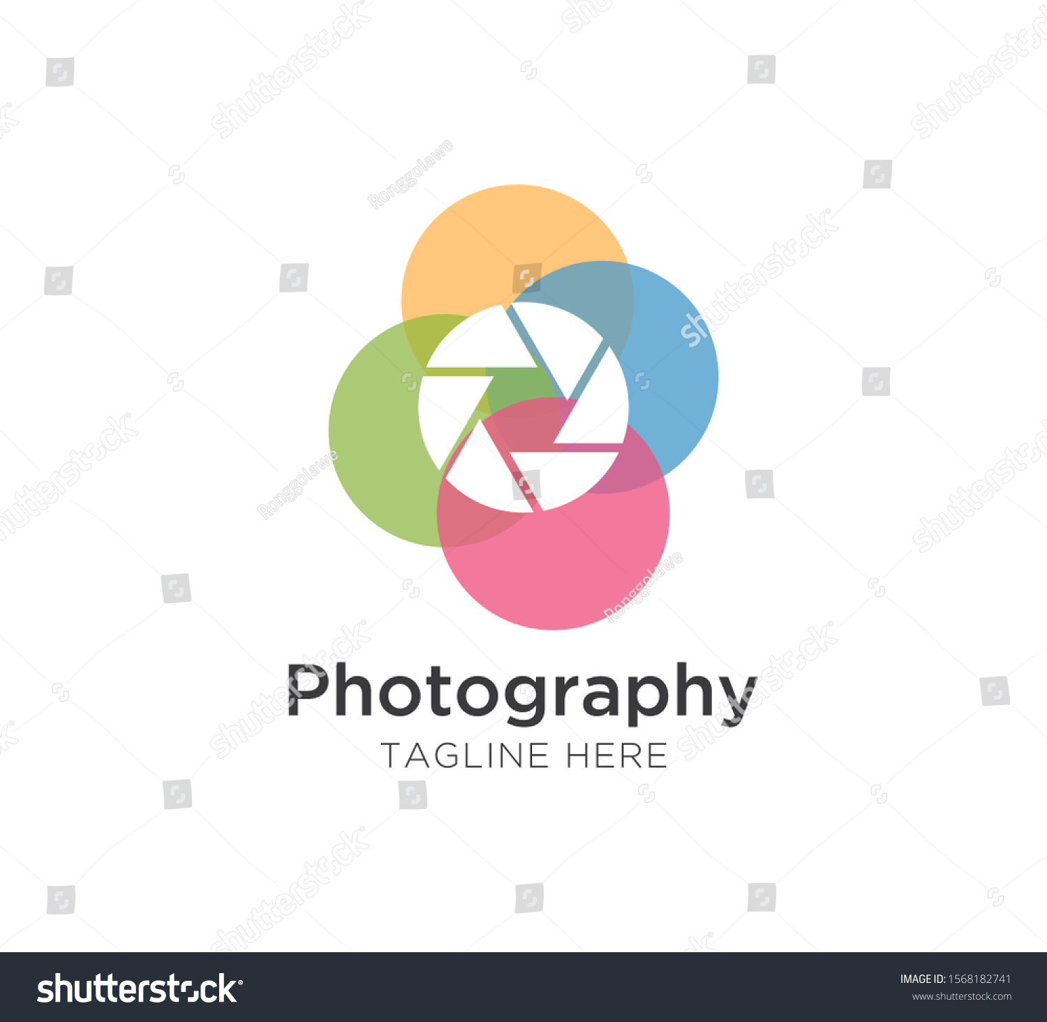 Photography Logo Concept Vector Design Template Stock Vector (Royalty ...
