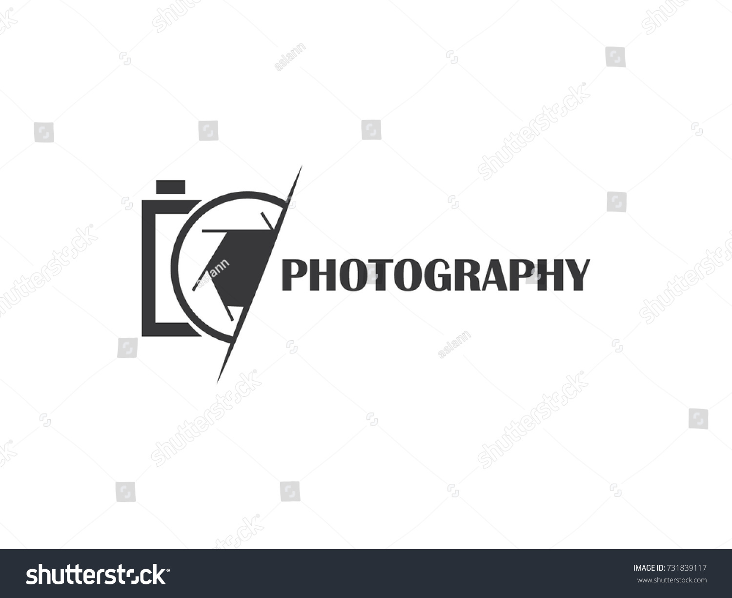 Photography Logo Template Design Vector Stock Vector (Royalty Free ...