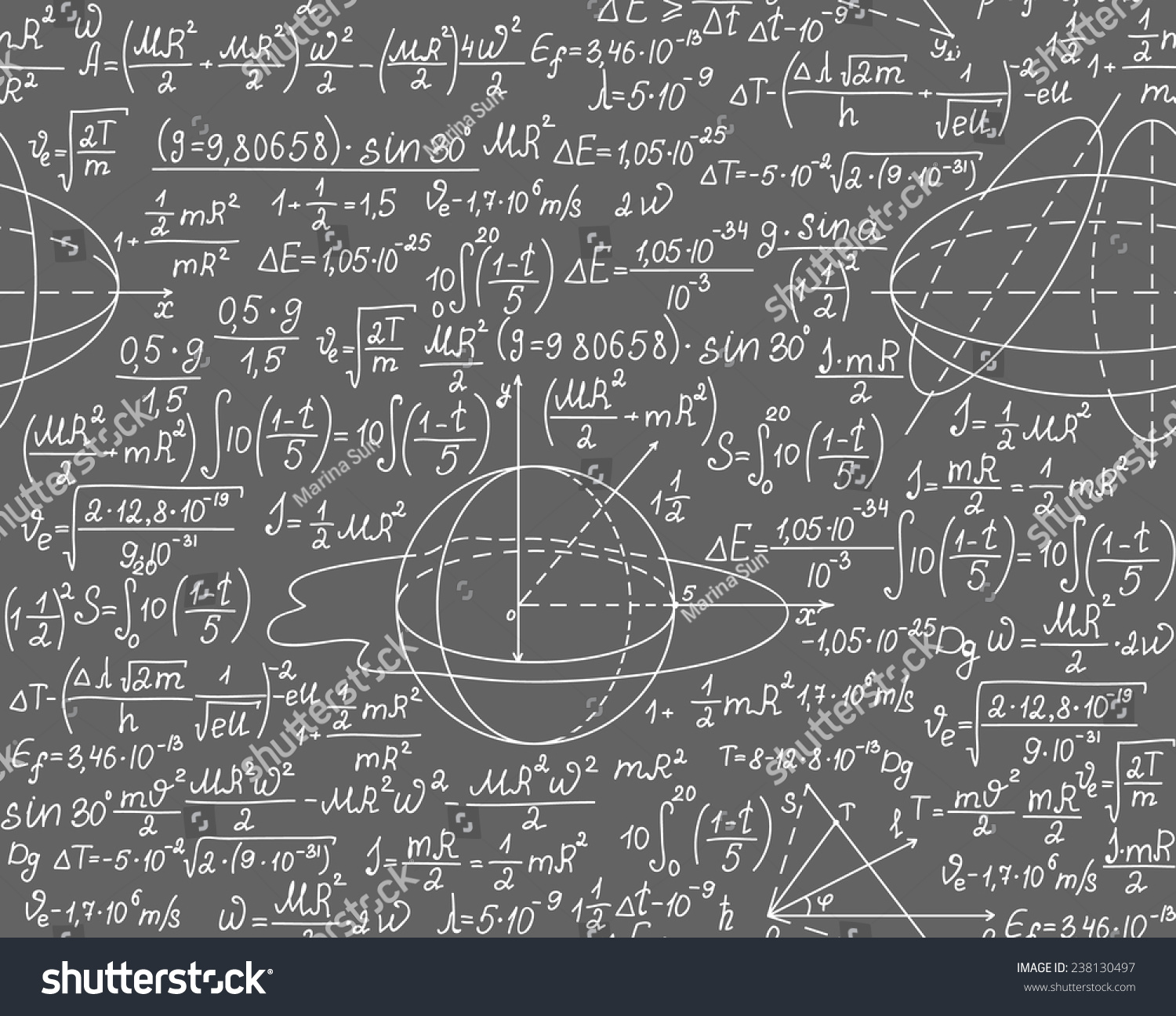 Physical Vector Seamless Texture Formulas Calculations: Vector có sẵn ...