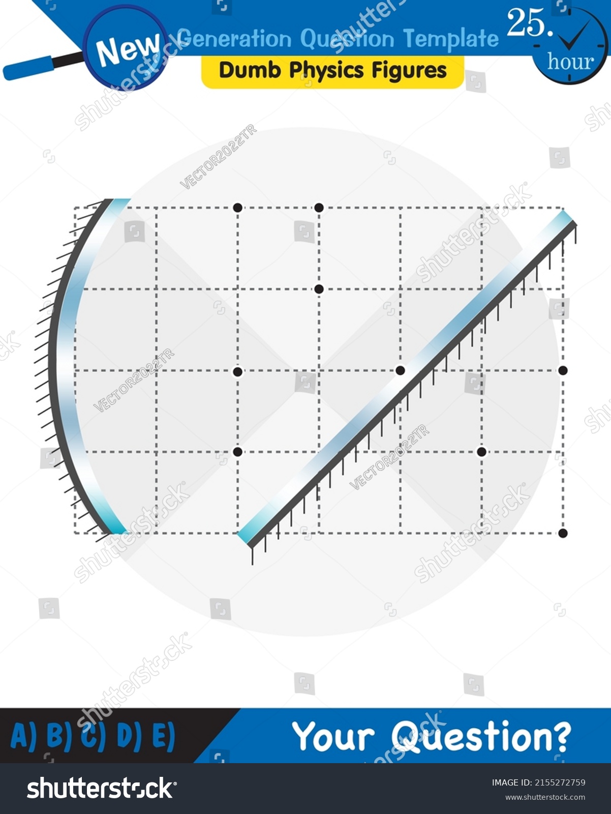 Physics Concave Mirror Reflection Spherical Mirrors Stock Vector ...