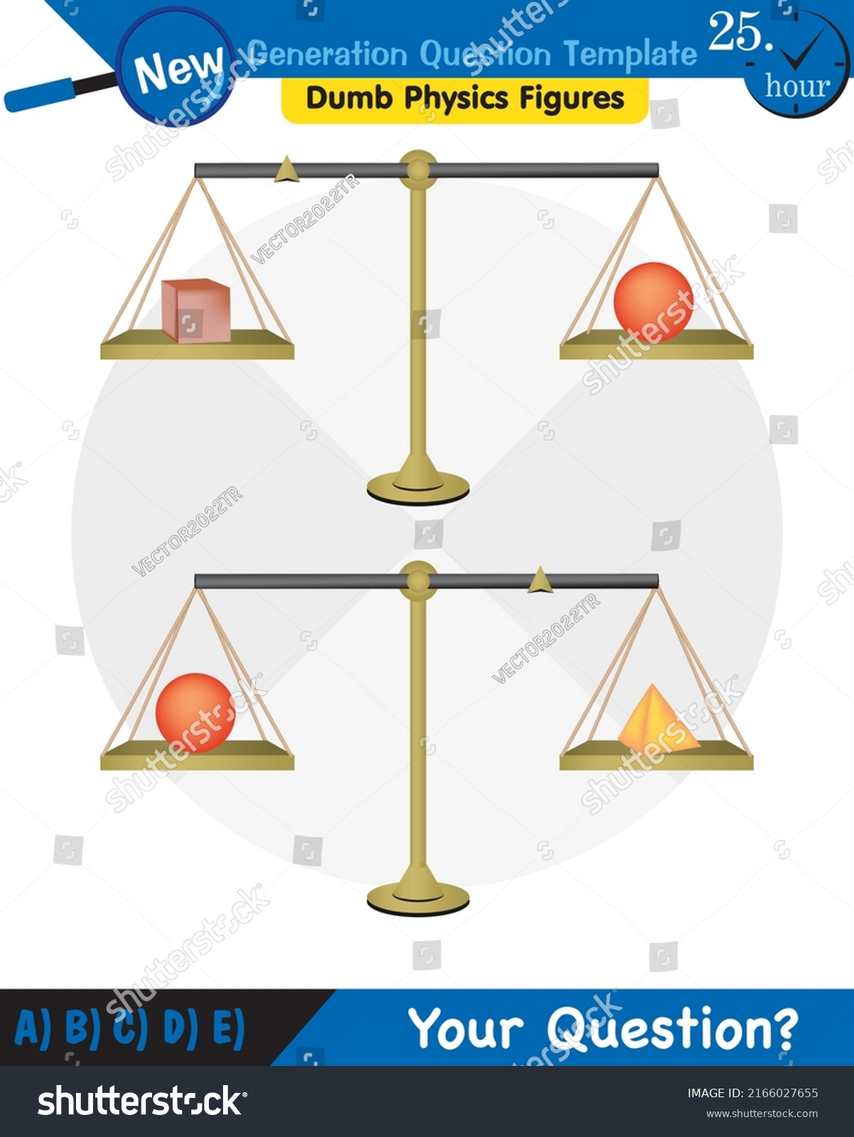 Physics Equal Arm Scales Next Generation Stock Vector (Royalty Free ...