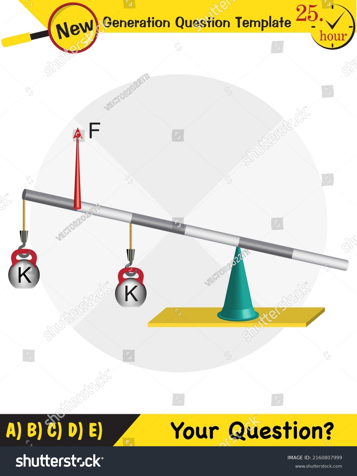 Physics Lever Examples Vector Illustration Simple Stock Vector (Royalty ...