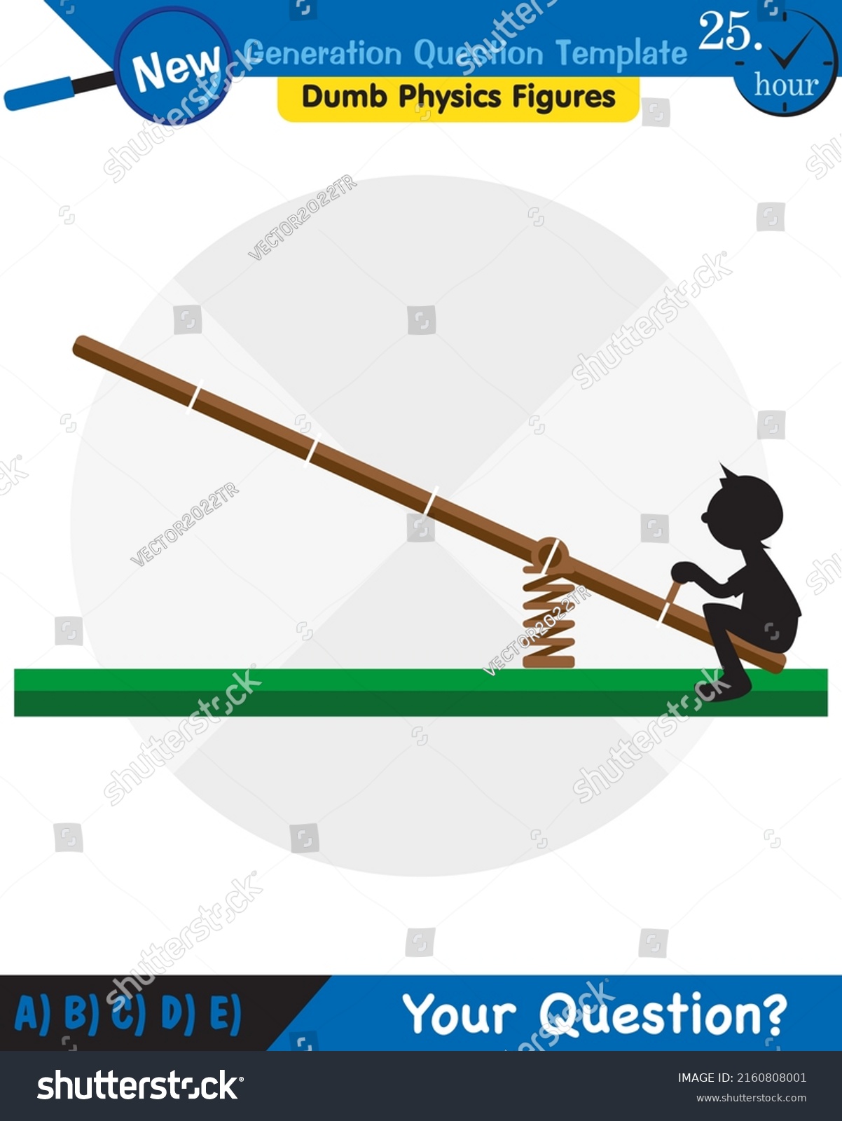 Physics Lever Examples Vector Illustration Simple Stock Vector (Royalty ...