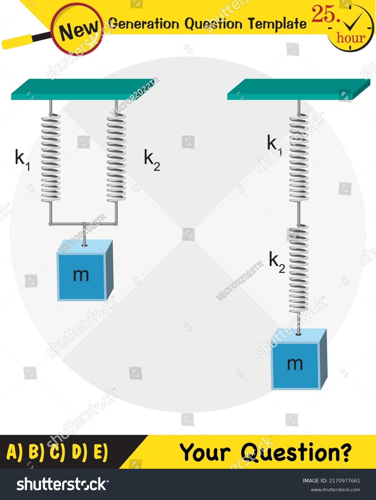 Physics Simple Harmonic Motion Next Generation Stock Vector (Royalty ...