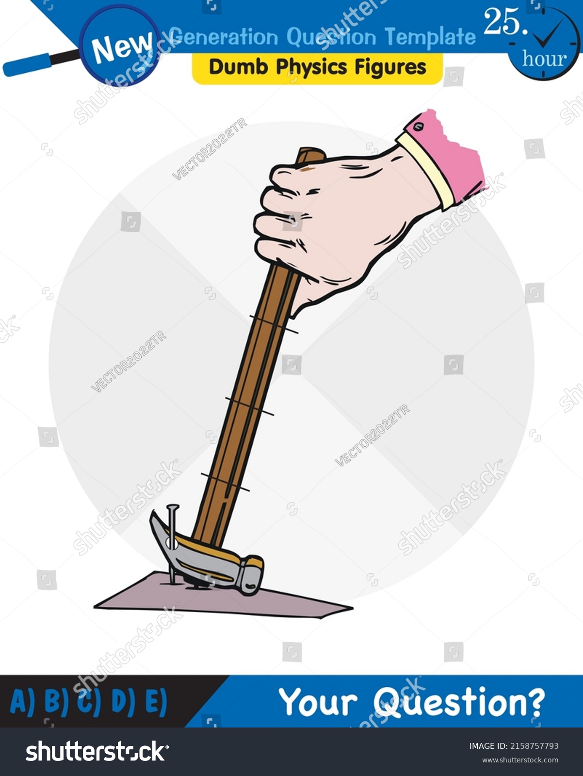 Physics Simple Machines Next Generation Question Stock Vector (Royalty ...