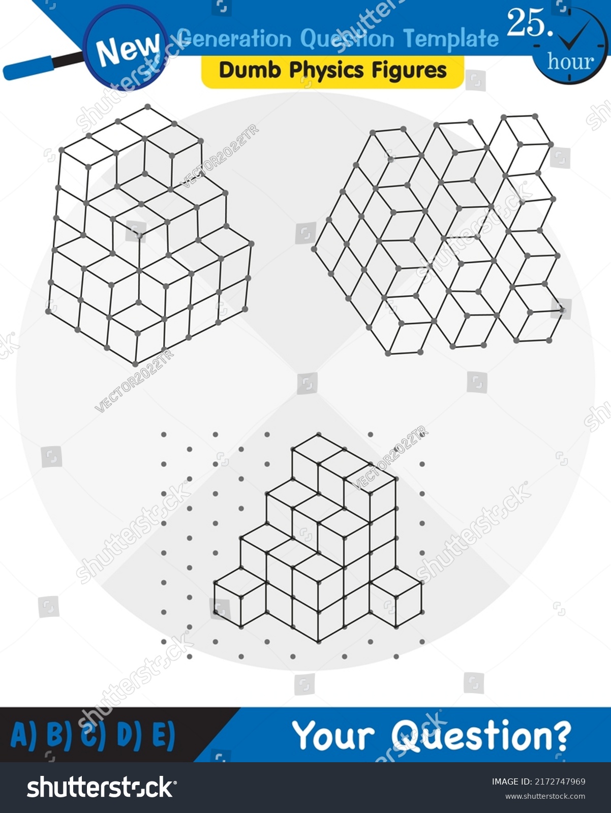 Physics Text Template Next Generation Question Stock Vector (Royalty ...