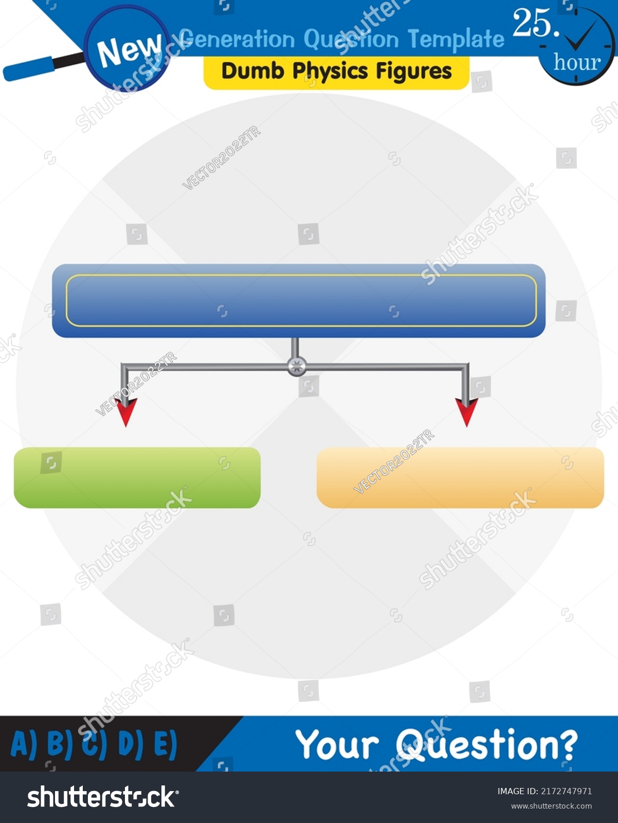 Physics Text Template Next Generation Question Stock Vector (Royalty ...
