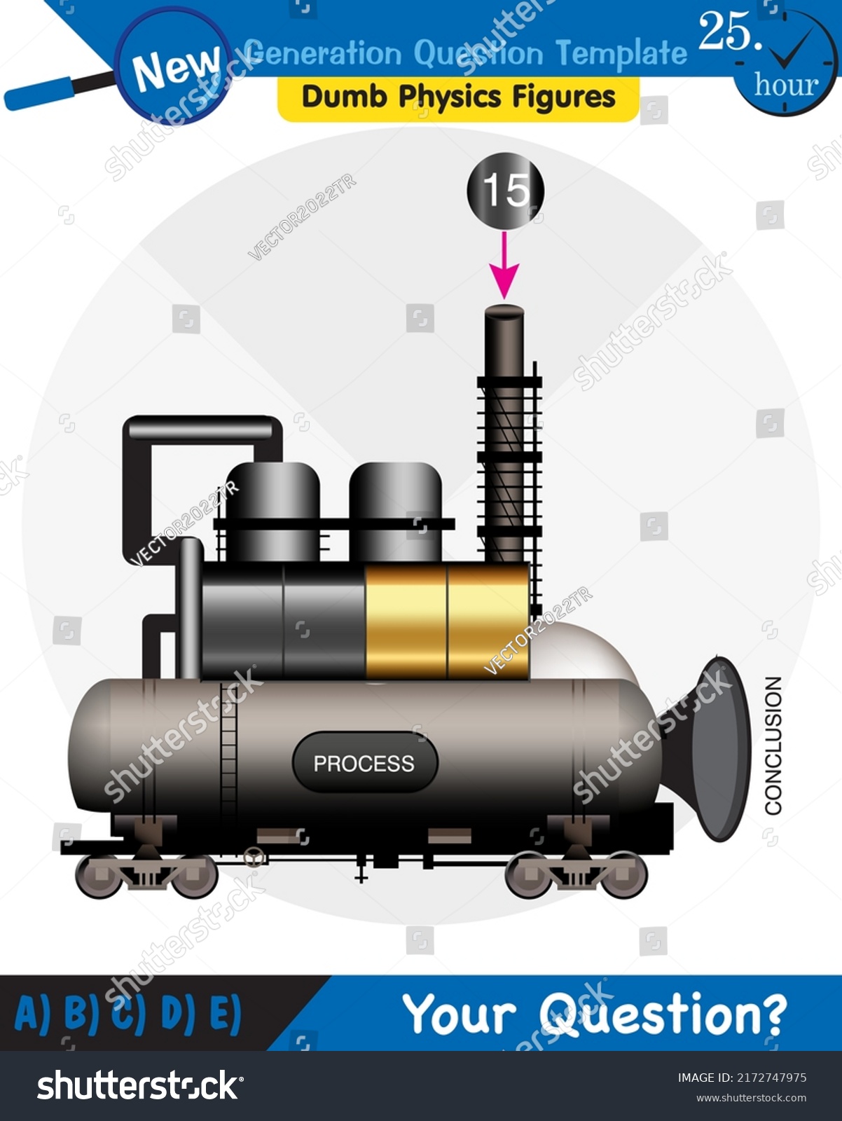 Physics Text Template Next Generation Question Stock Vector (Royalty ...