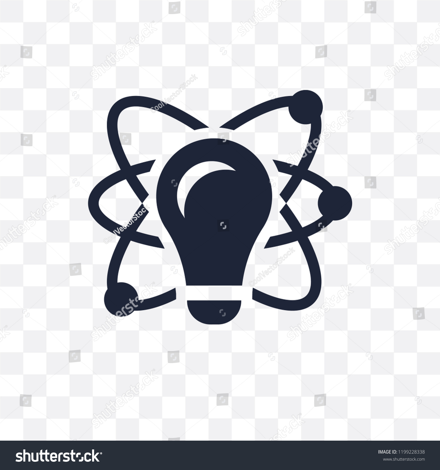 Physics Transparent Icon Physics Symbol Design: vector de stock (libre ...