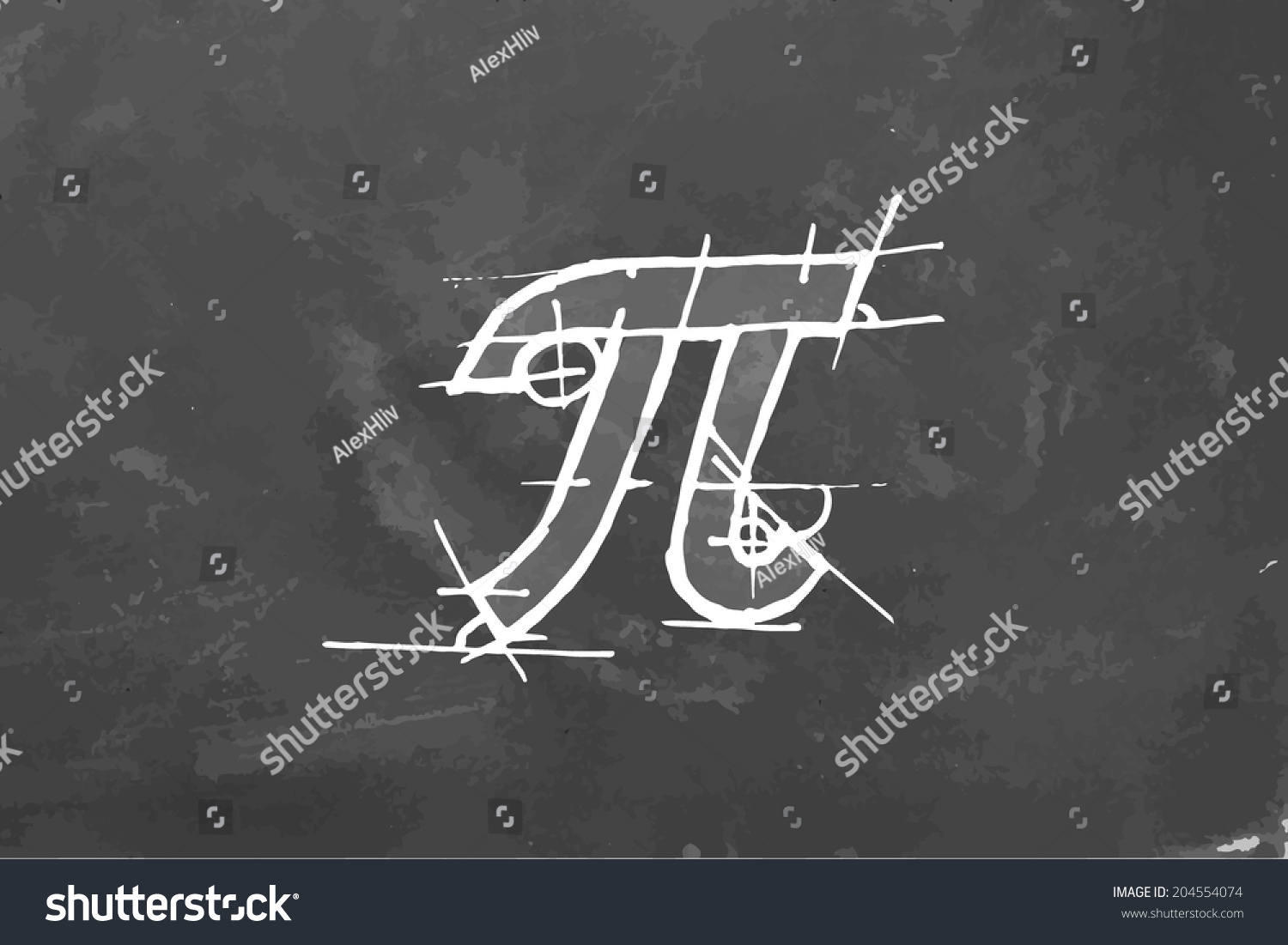 칠판에 원주색벡터 그림 스톡 벡터(로열티 프리) 204554074 | Shutterstock