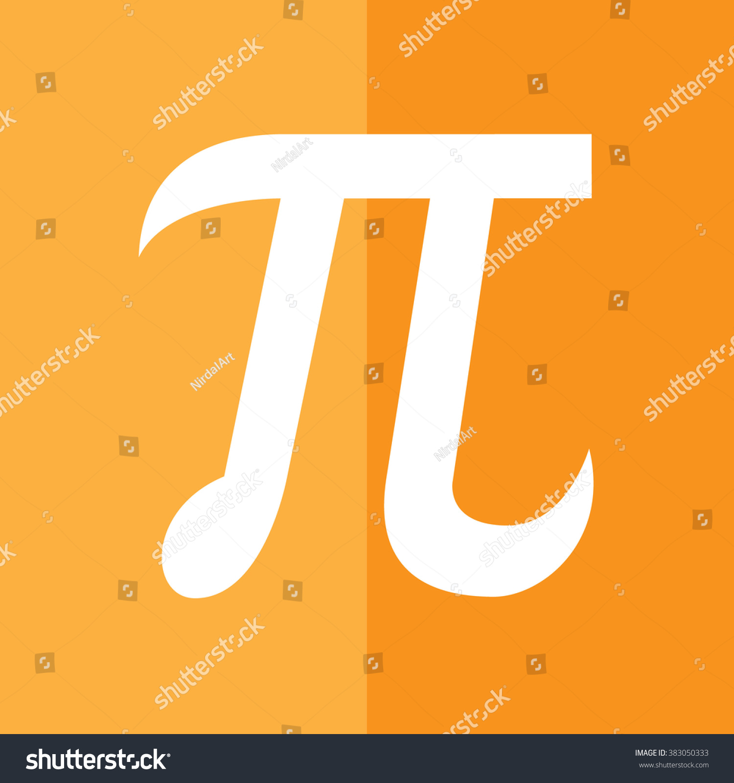 Pi Symbol Icon Stock Vector (Royalty Free) 383050333 | Shutterstock