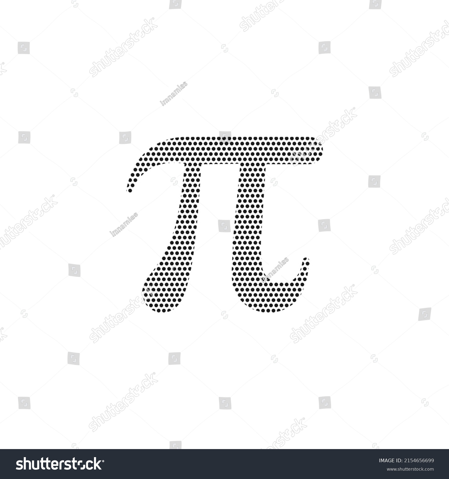 Pi Symbol Icon Pi Design Using Stock Vector (Royalty Free) 2154656699 ...