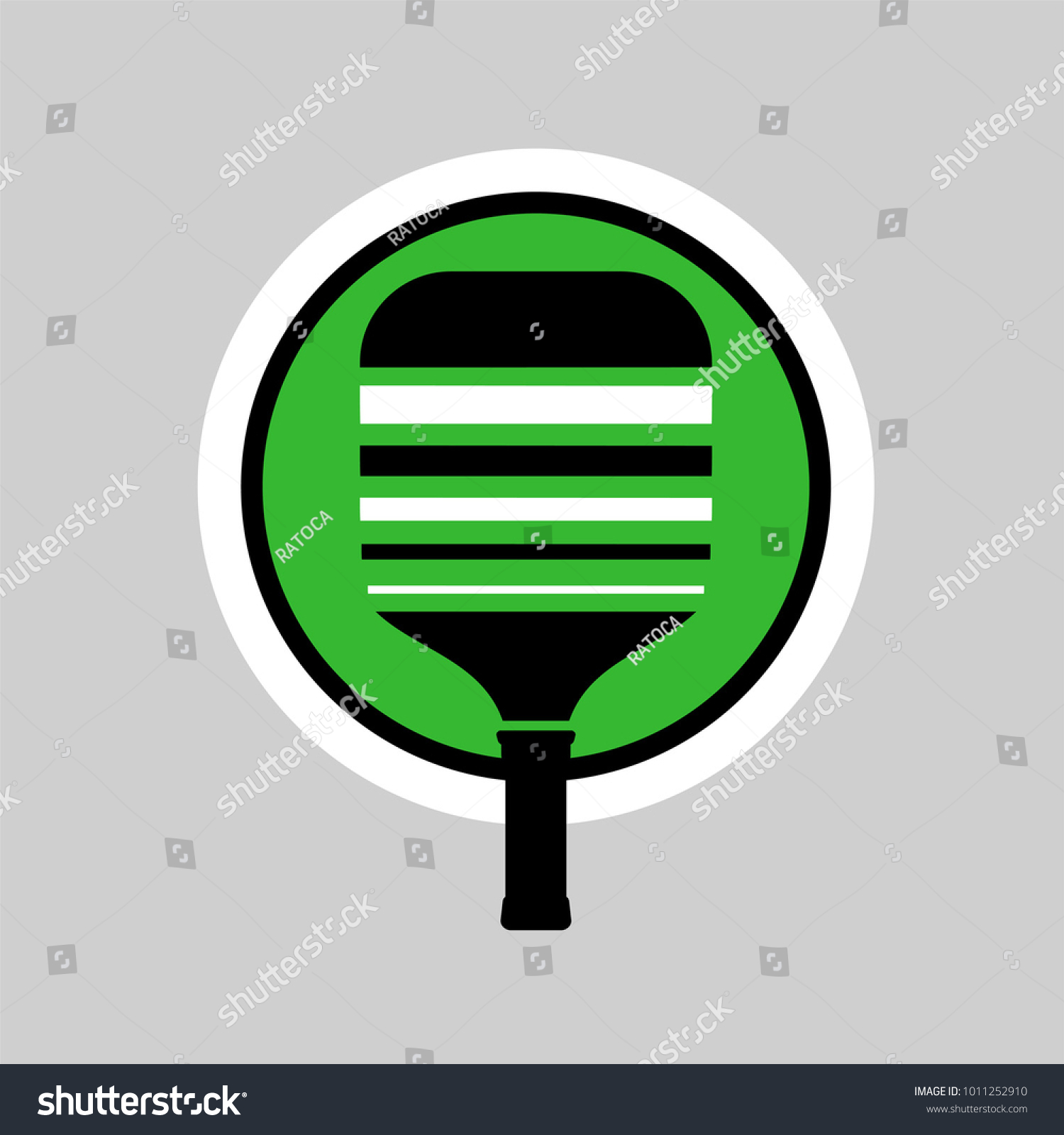 Pickleball Racket Icon Stock Vector (Royalty Free) 1011252910 ...