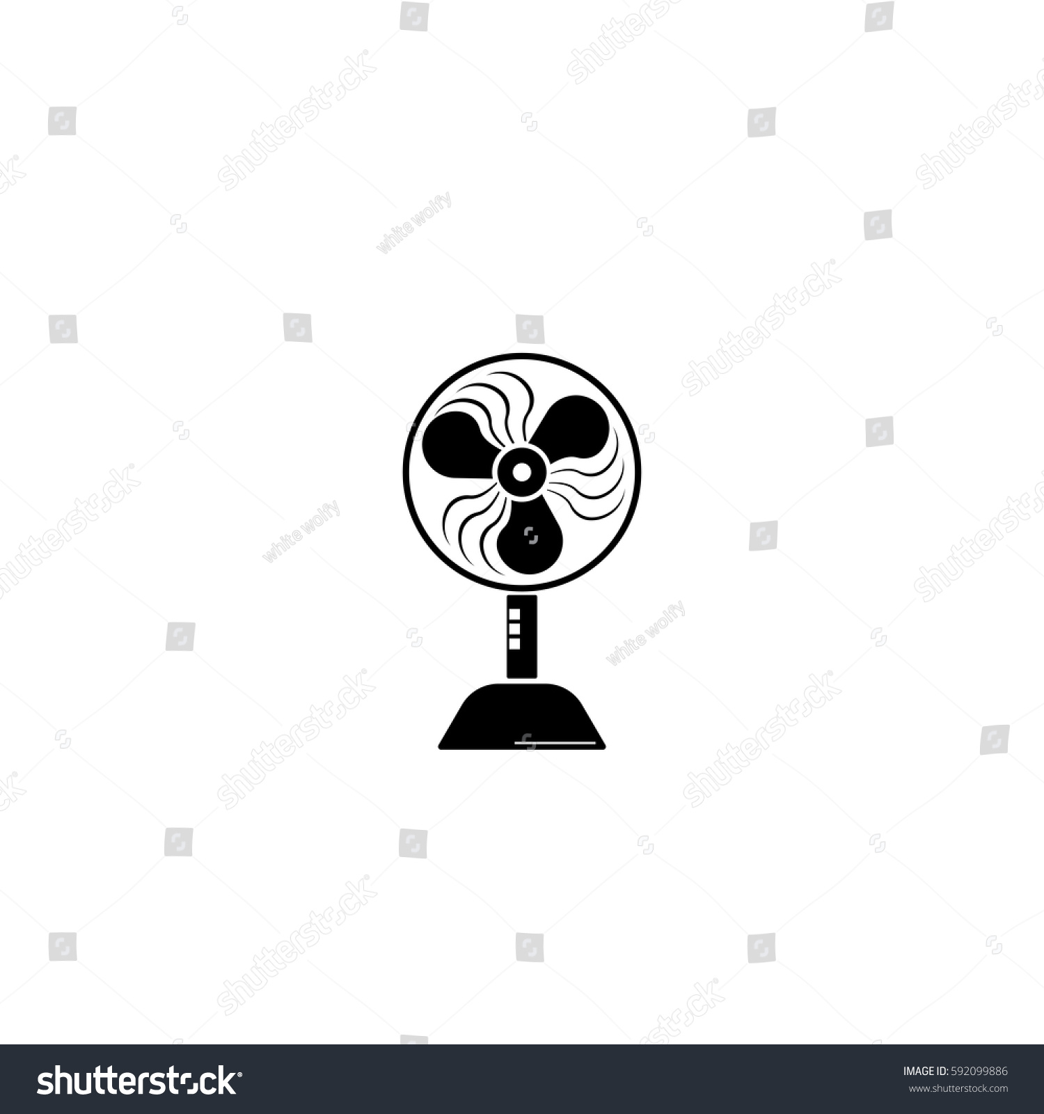 Pictogram Ventilator Icon Stock Vector (Royalty Free) 592099886