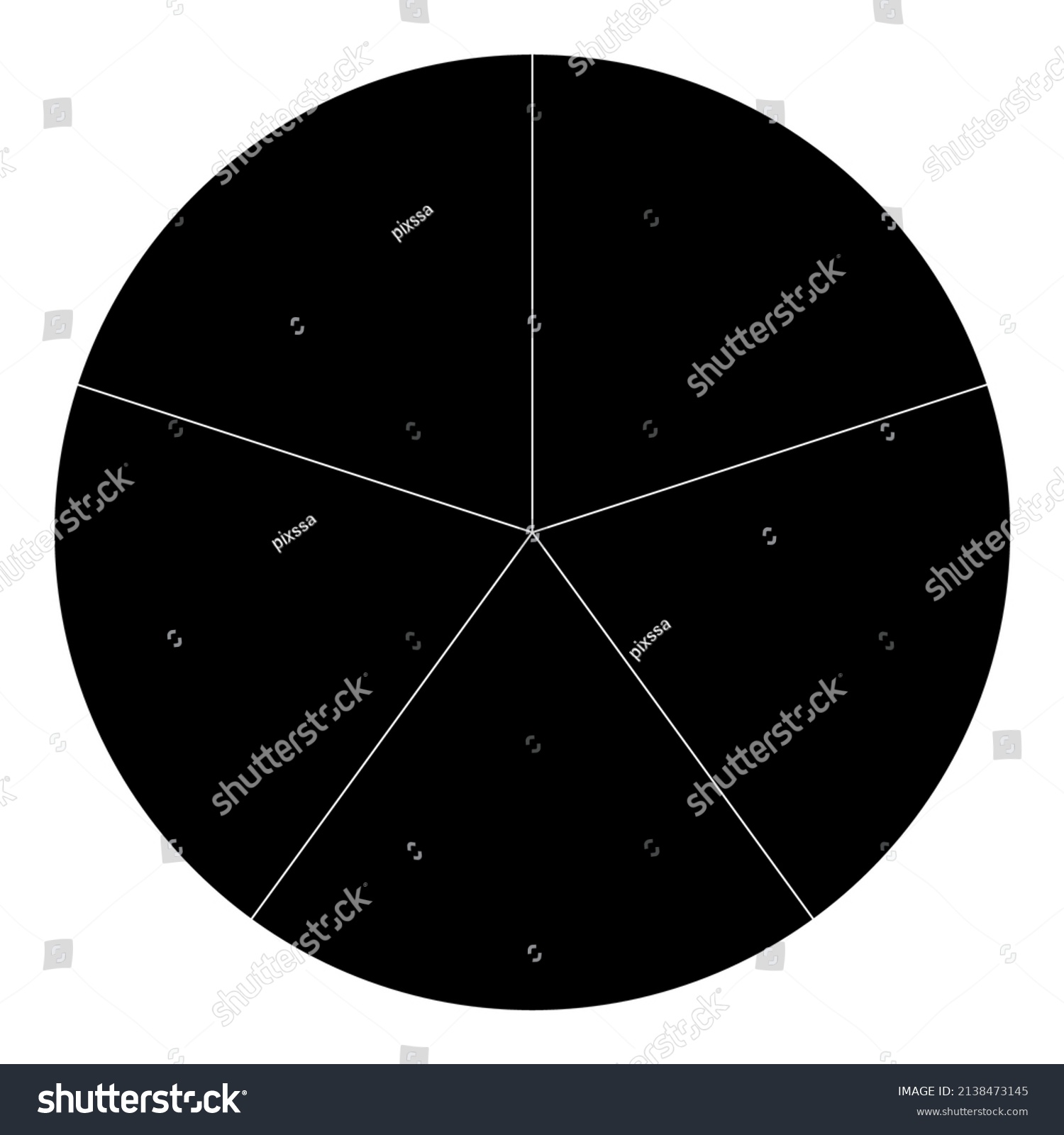 Pie Chart Pie Graph Circle Circular Stock Vector (Royalty Free ...