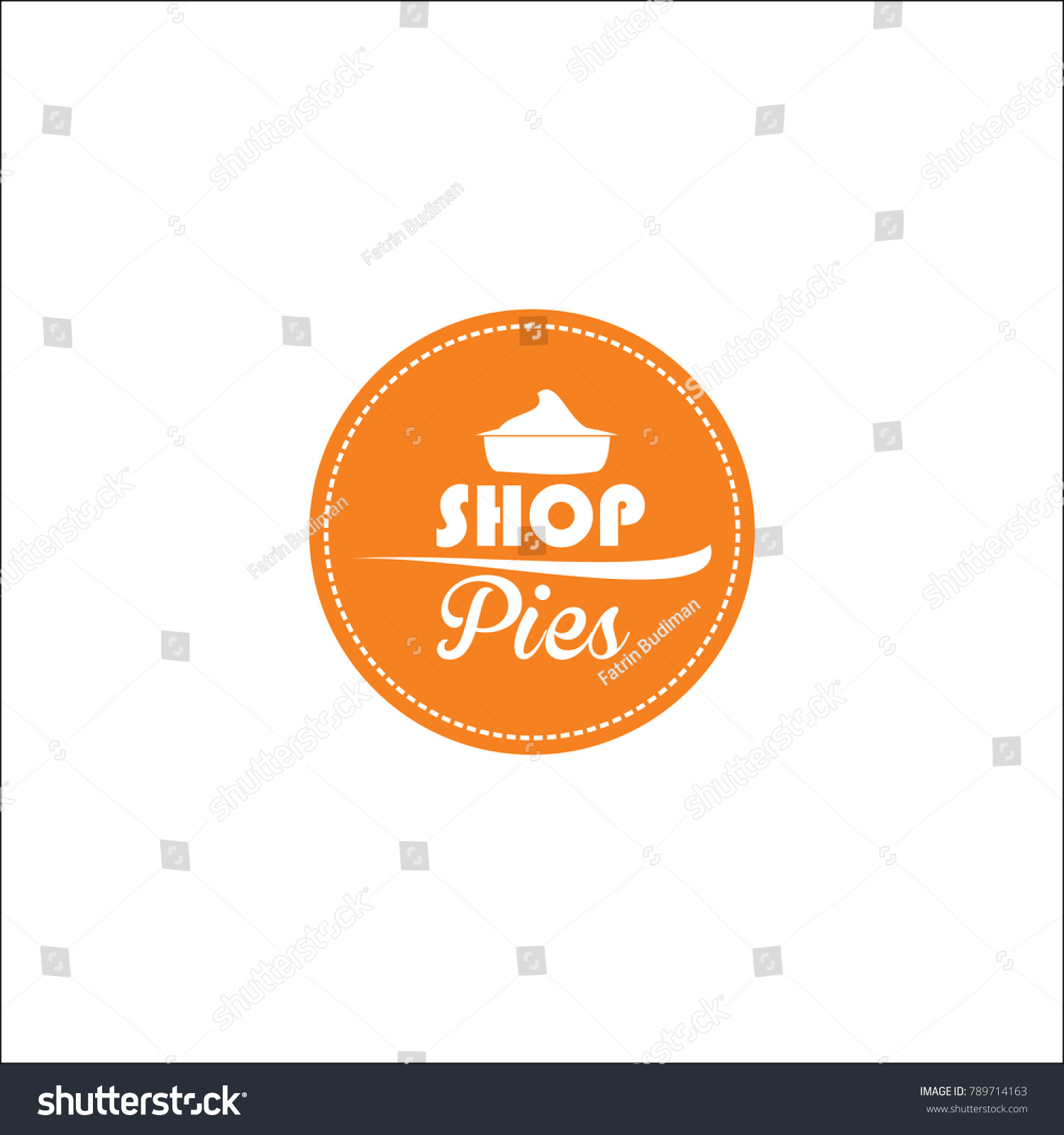 Pies Logo Design Vector Stock Vector (Royalty Free) 789714163 ...