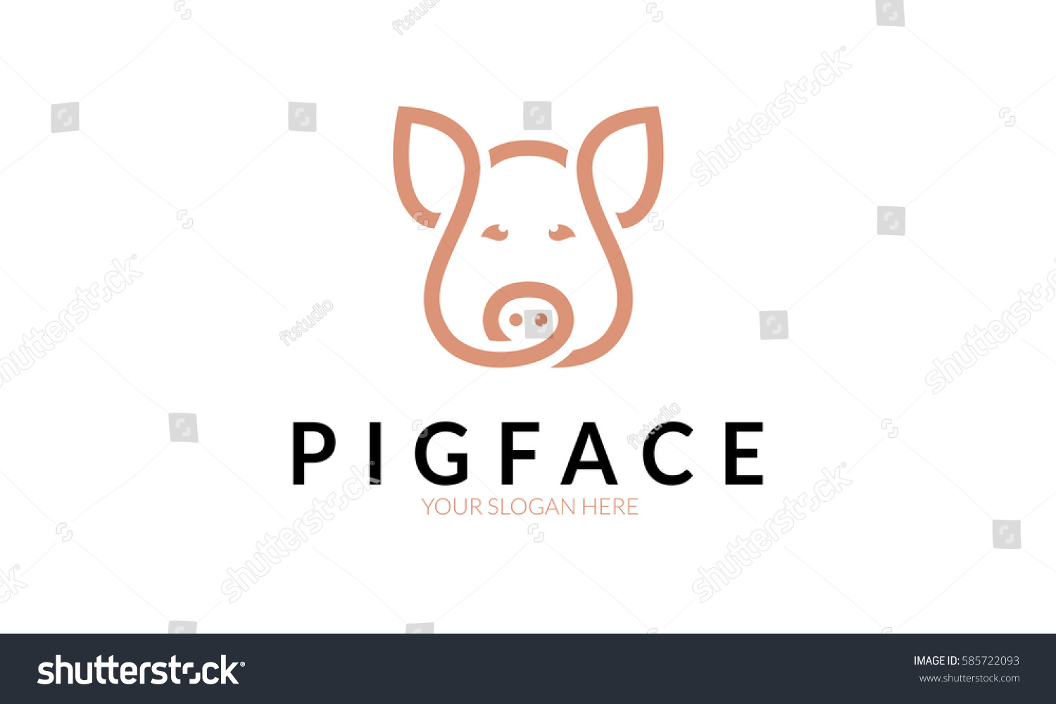 Pig logo Images, Stock Photos & Vectors | Shutterstock