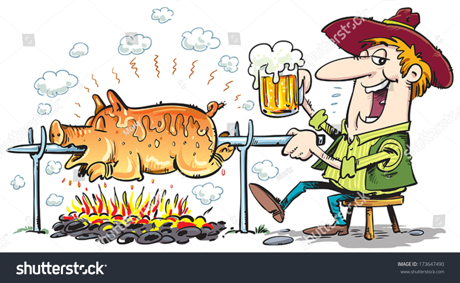 4,449 Pig roast Stock Vectors, Images & Vector Art | Shutterstock