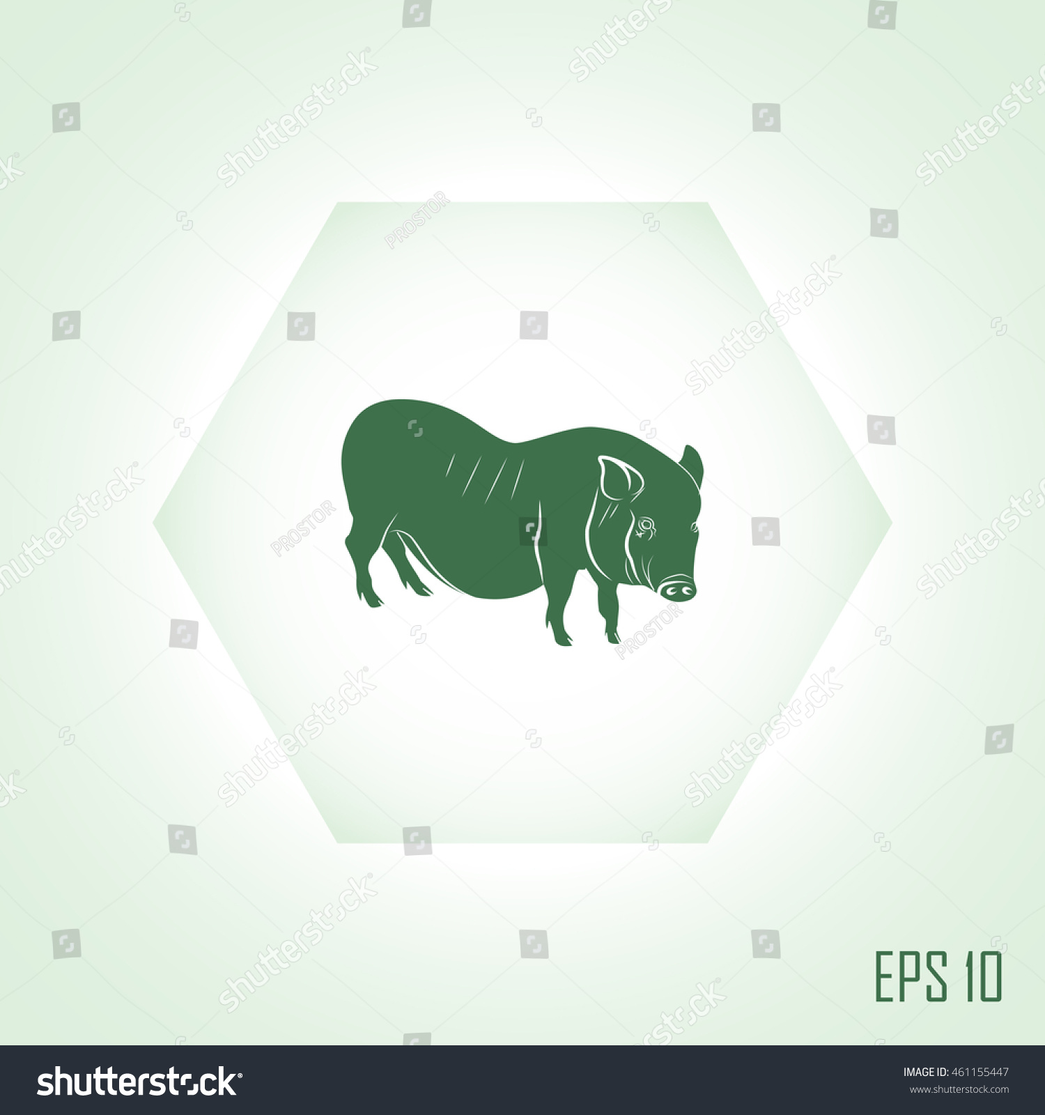Pig Symbol: เวกเตอร์สต็อก (ปลอดค่าลิขสิทธิ์) 461155447 | Shutterstock