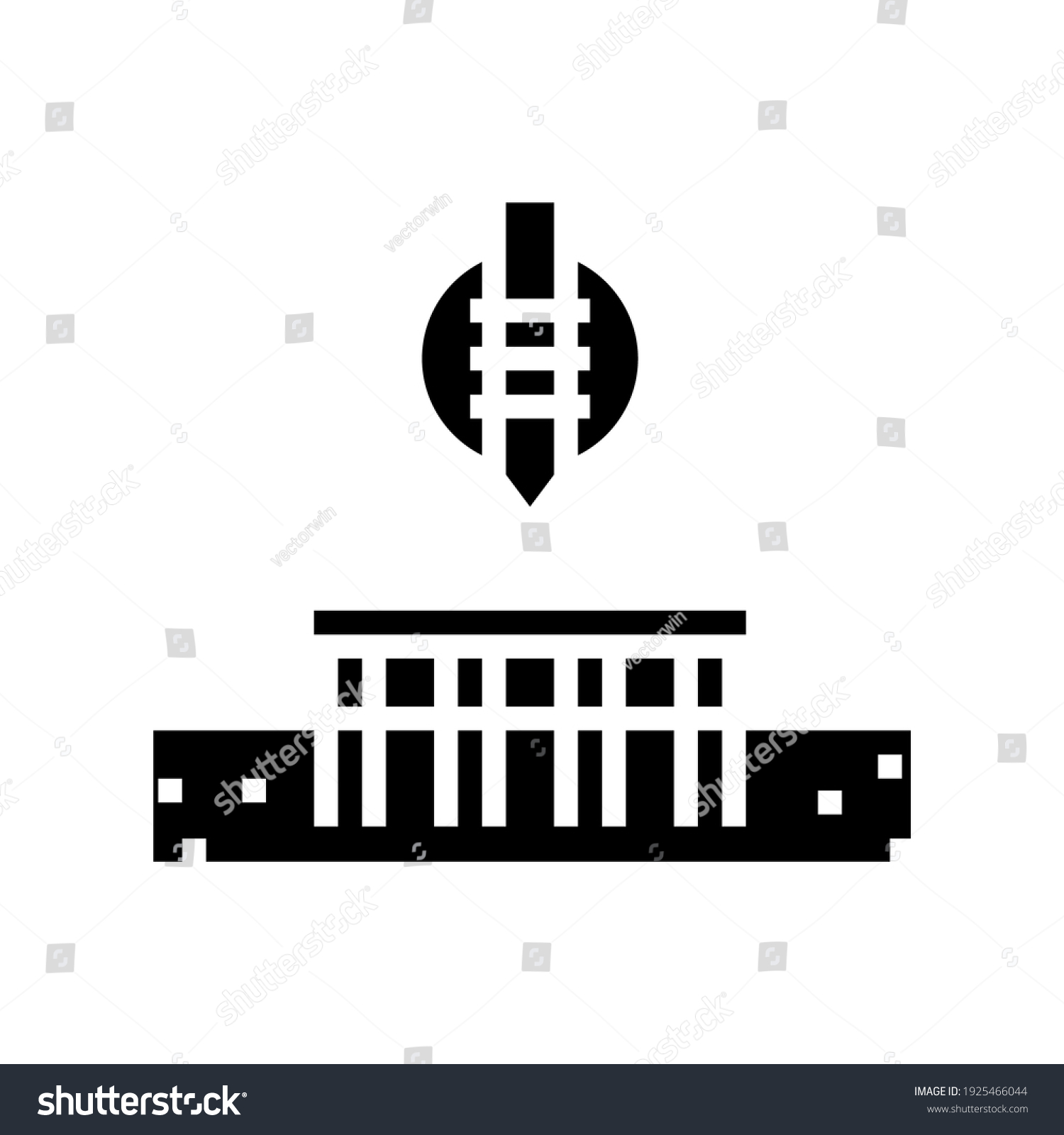 Pile Screw Foundation Glyph Icon Vector Stock Vector (Royalty Free ... Pile Screw Foundation Glyph Icon Vector Stock Vector (Royalty Free ...
